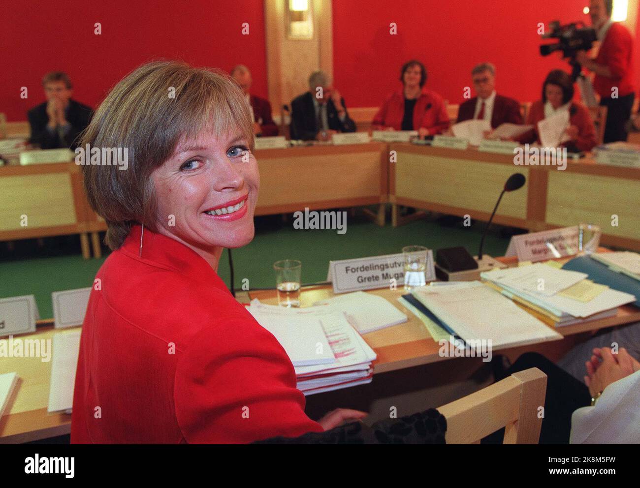 Oslo.19960917. Prime Minister Grete Berget photographed during the ...