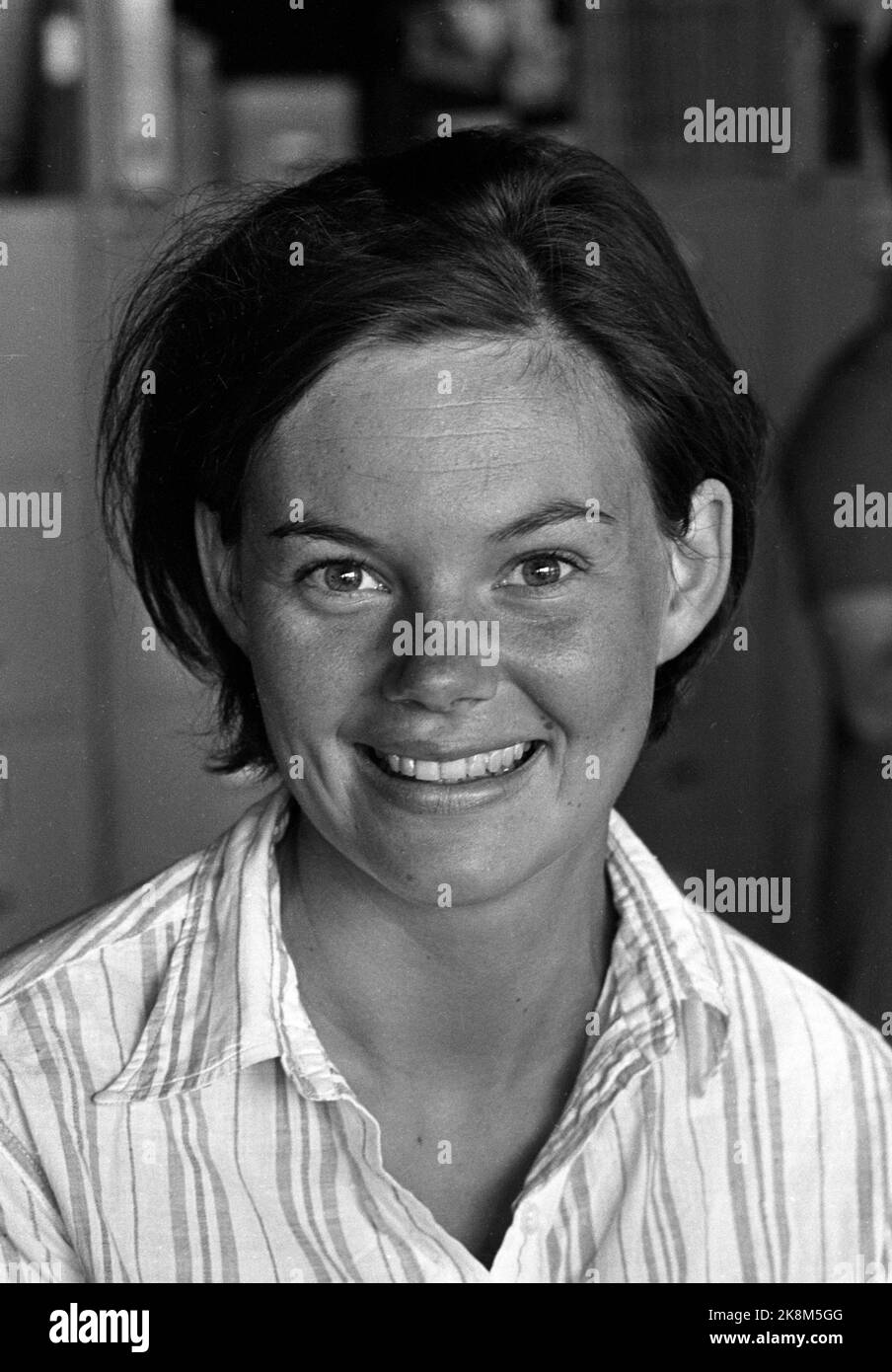 Oslo August 1969 NRK employee Kari Gram. Photo: Thorberg / NTB / NTB ...