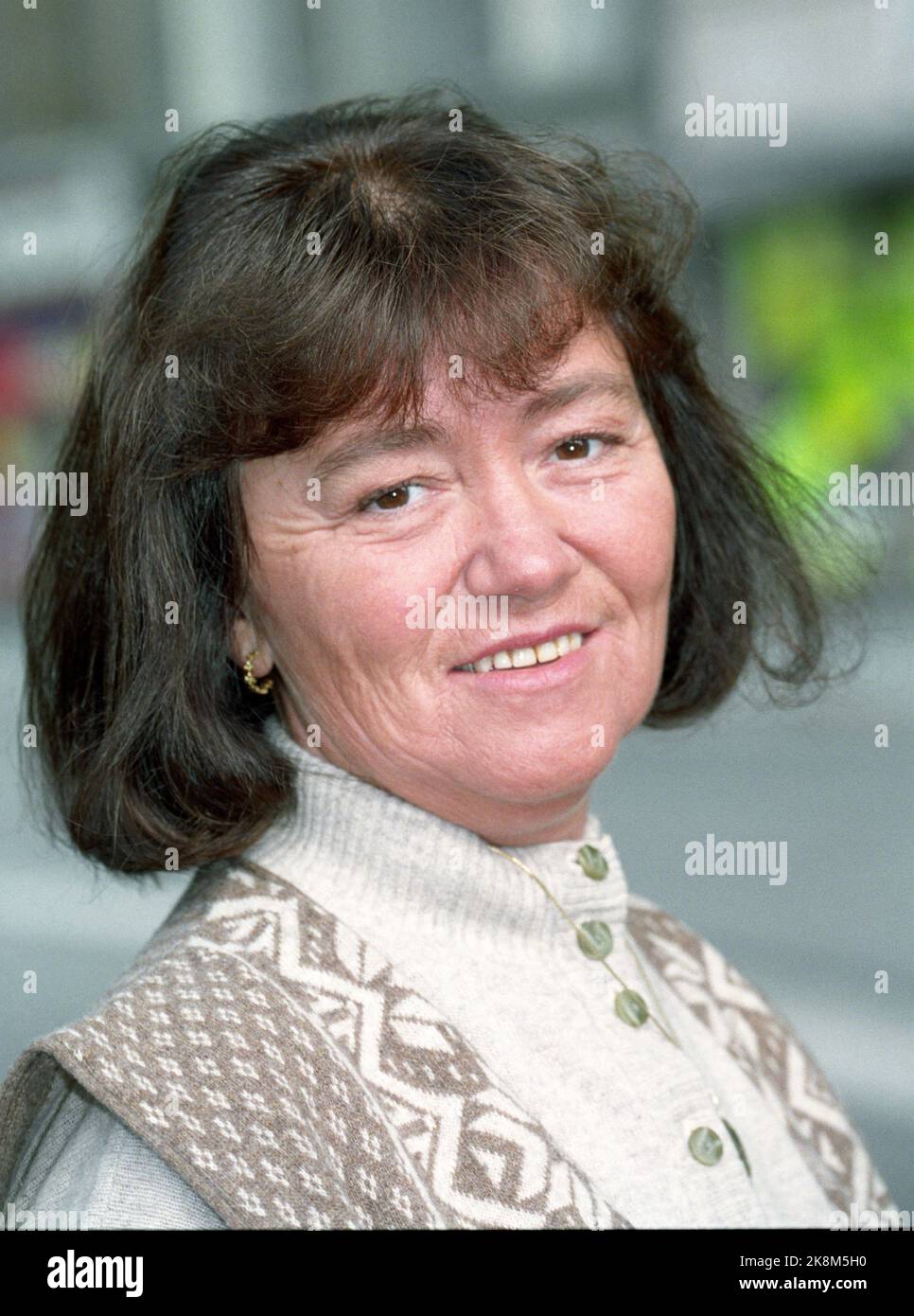 Oslo, 19930923. Vigdis Rabben is the mother of AIDS-infected Odd Kåre ...