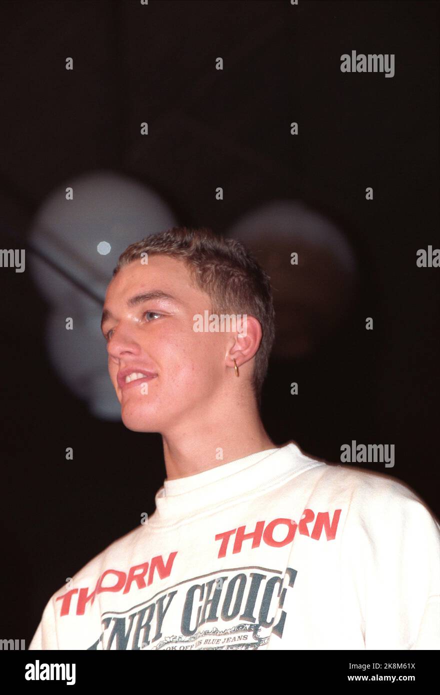 Oslo 19910303 - Boxer Ole Klemetsen (Ole "Lukkøye") after he became ...