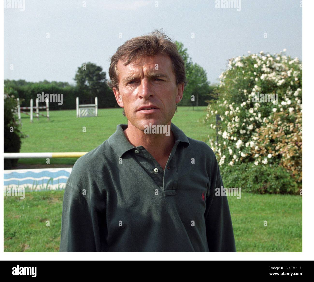 Maastricht Netherlands 19960806 horse breeder and trainer Henk Nooren ...