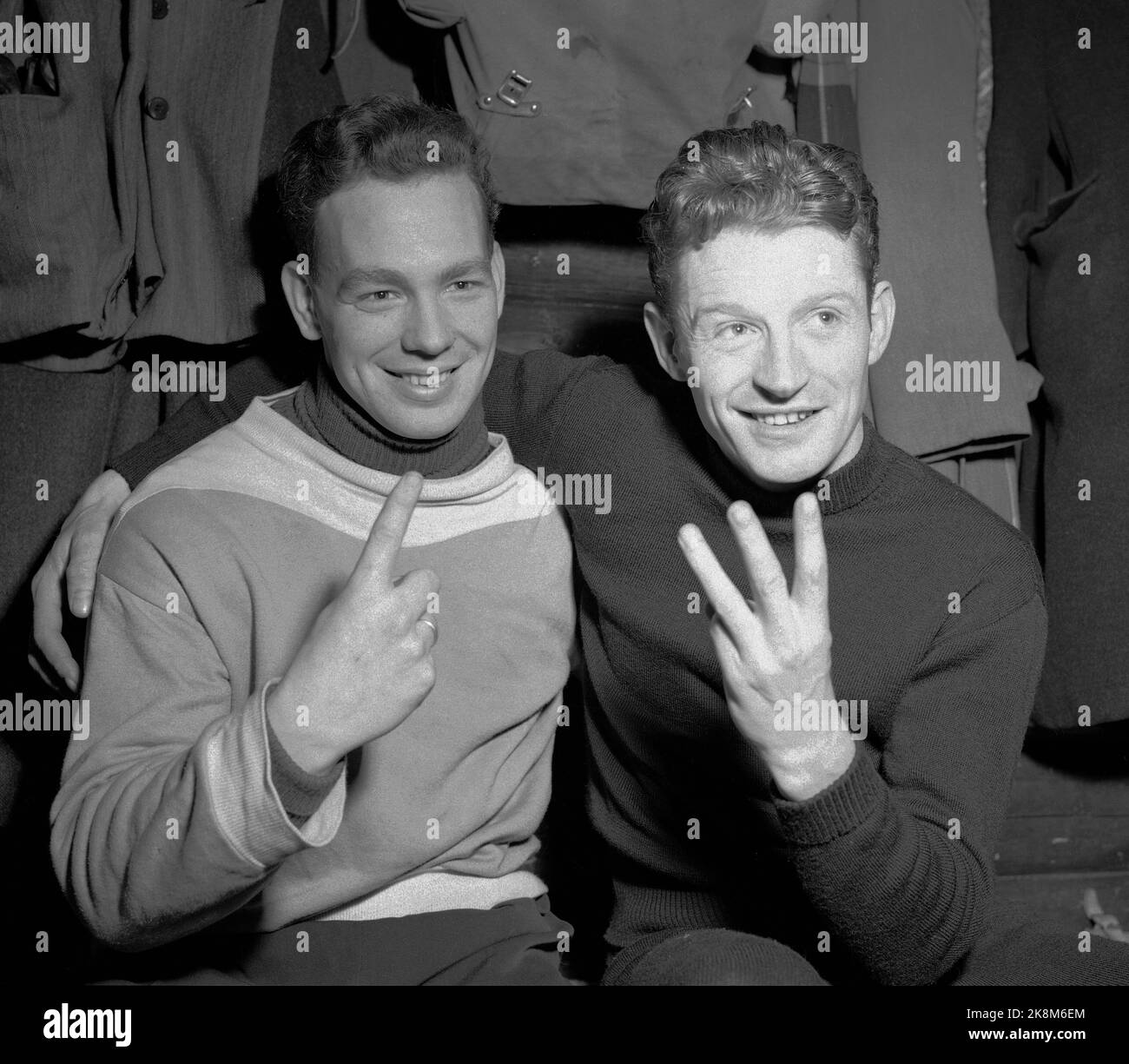 Arne johansen and hjalmar andersen hi-res stock photography and images ...