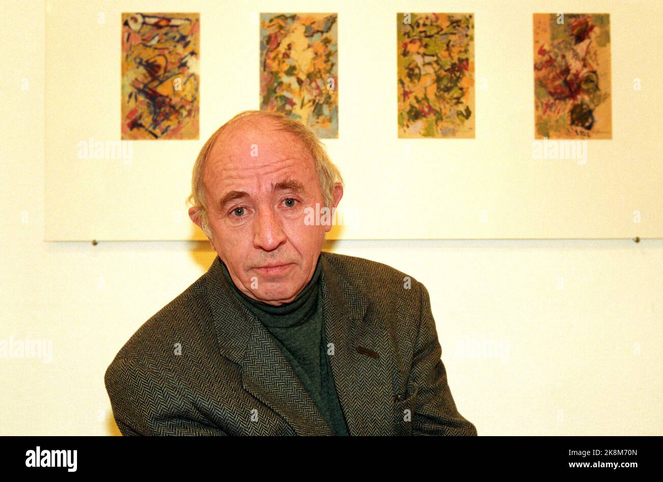 Portrait of painter jens johannessen photo hi-res stock photography and ...