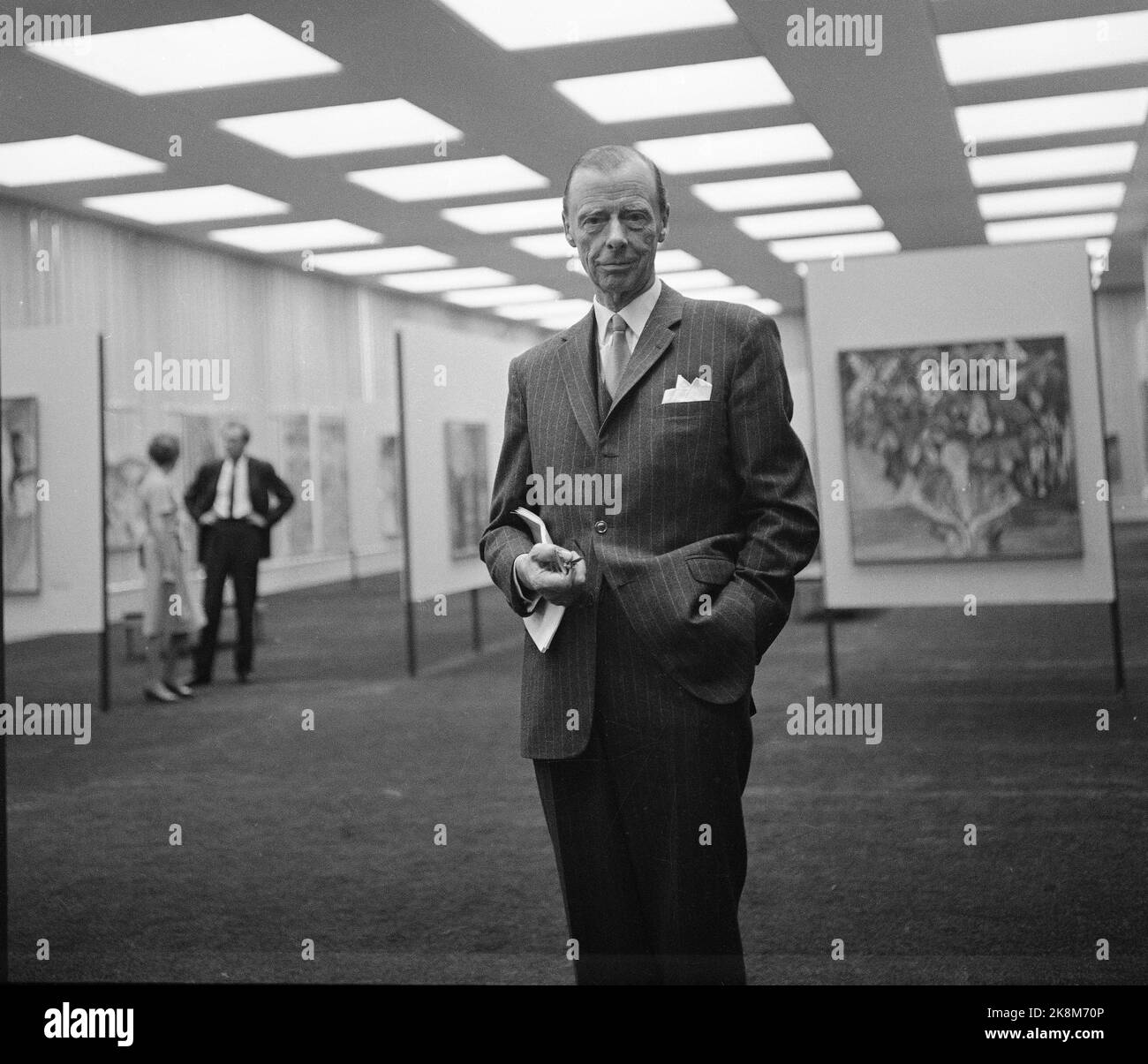 Oslo 19630524 Director of the Munch Museum Johan H. Langaard in the ...