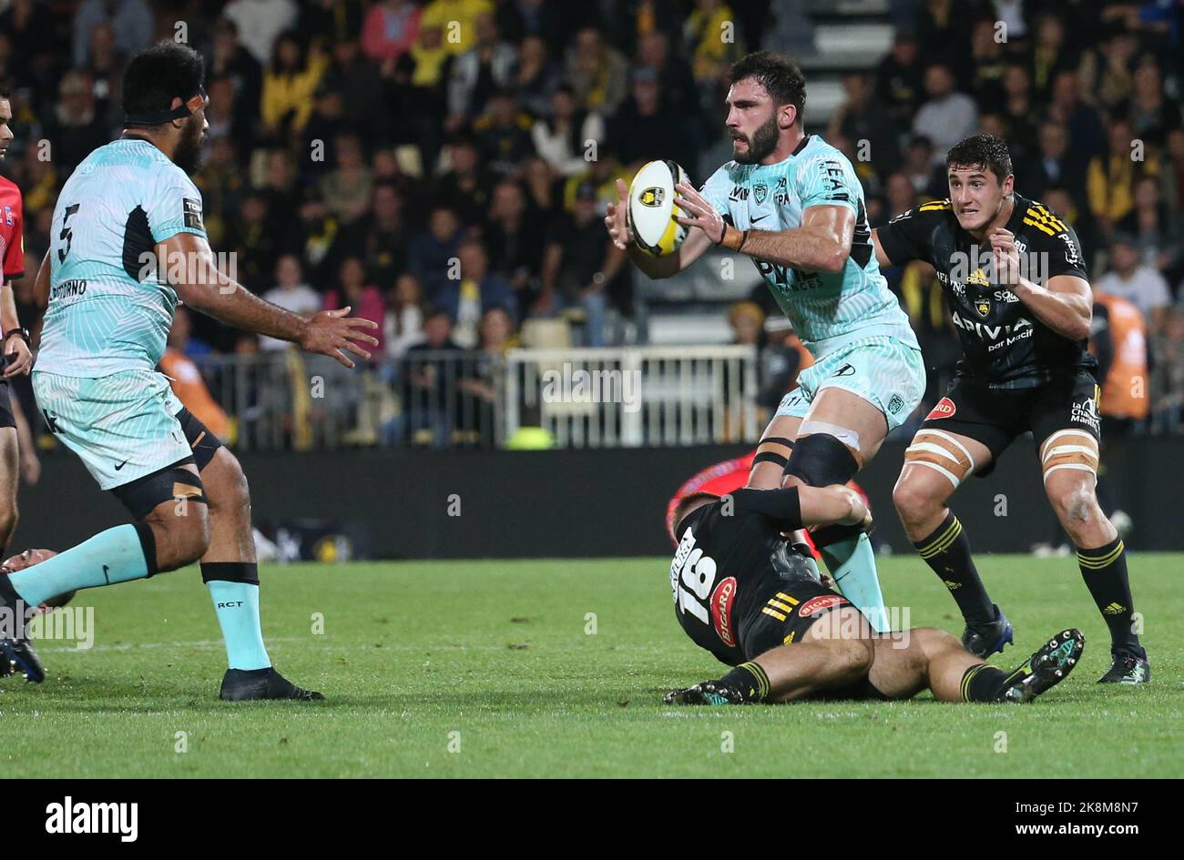 during the French championship Top 14 rugby union match between Stade ...