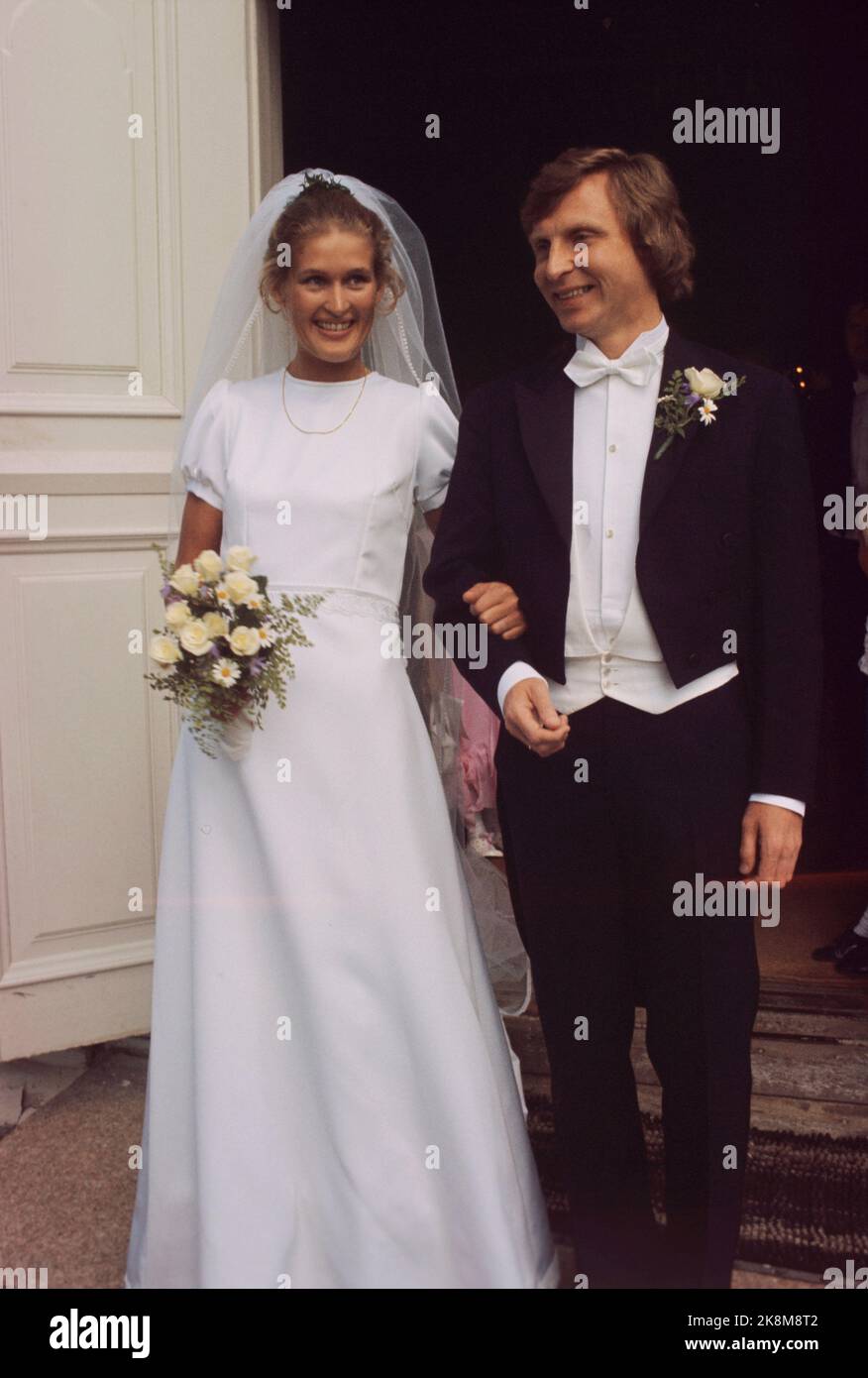 Jessheim July 1975: The violinist Arve Tellefsen marries in Hovin ...