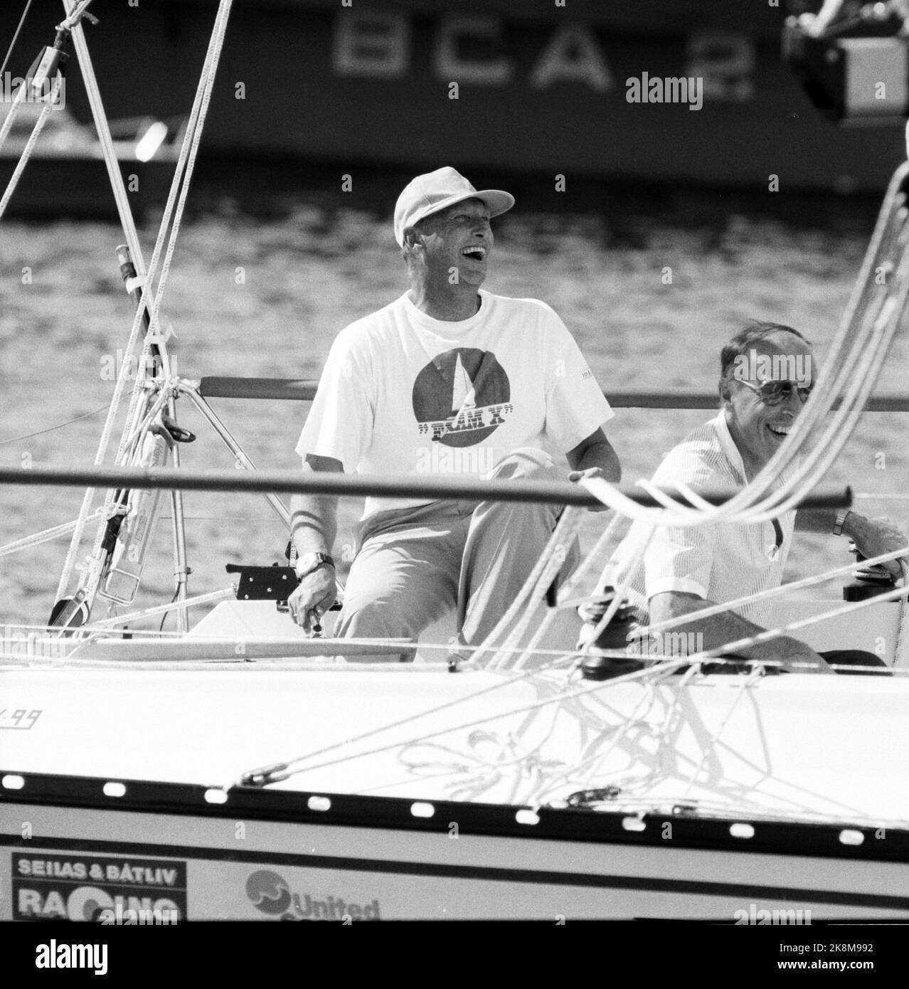 Prince harald sailing Black and White Stock Photos & Images - Alamy