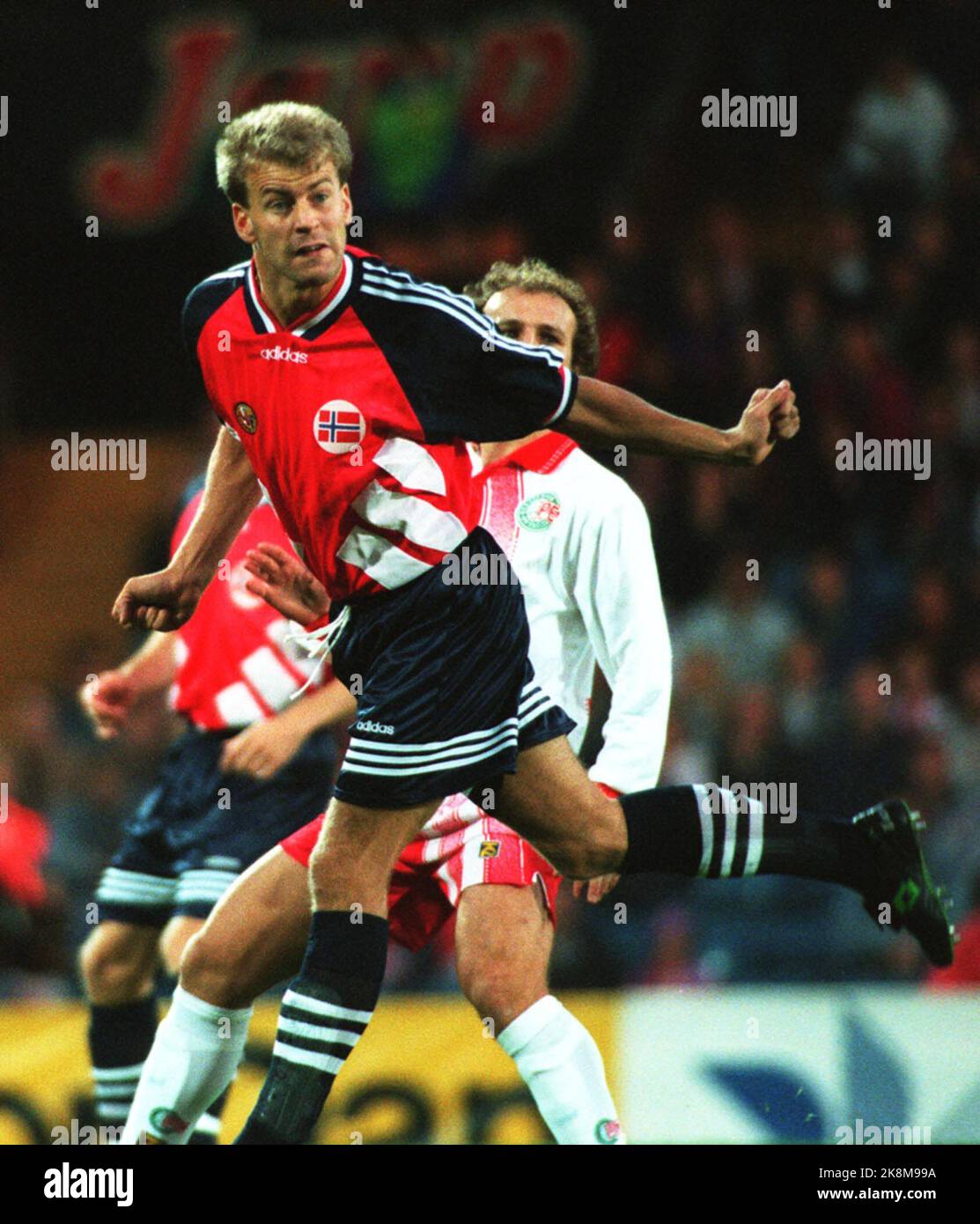 Oslo 19980429: Footballer Tore Pedersen has had little playing time in ...