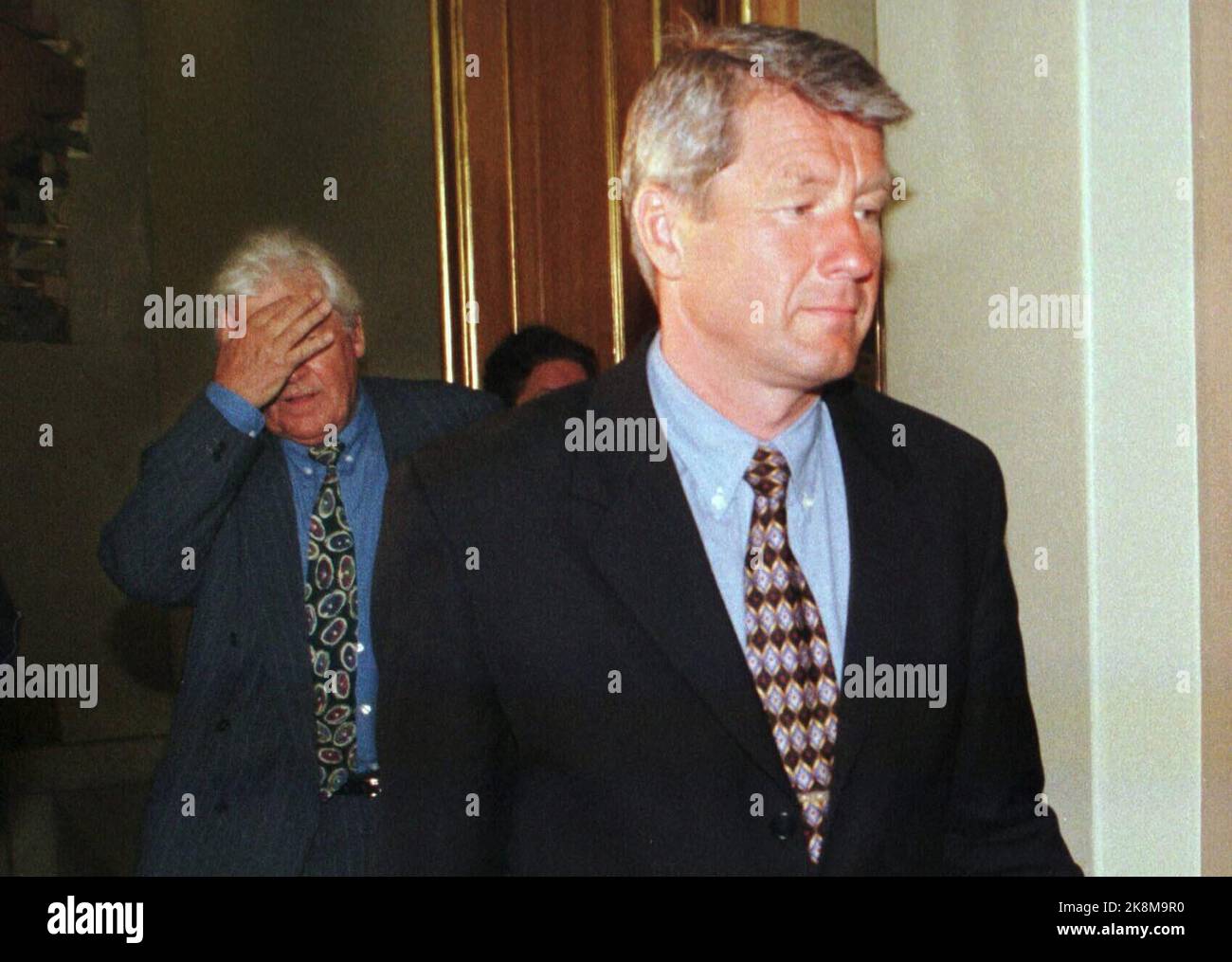 Oslo 19970512. Storting debate on the construction of gas power plants ...