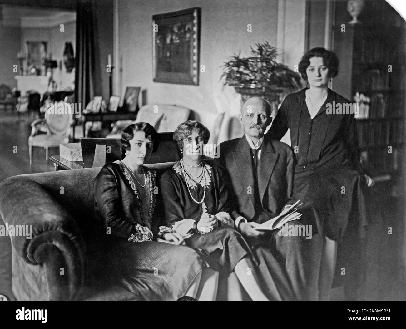 Stockholm. Swedish Princess Ingeborg and Prince Carl with two of their ...