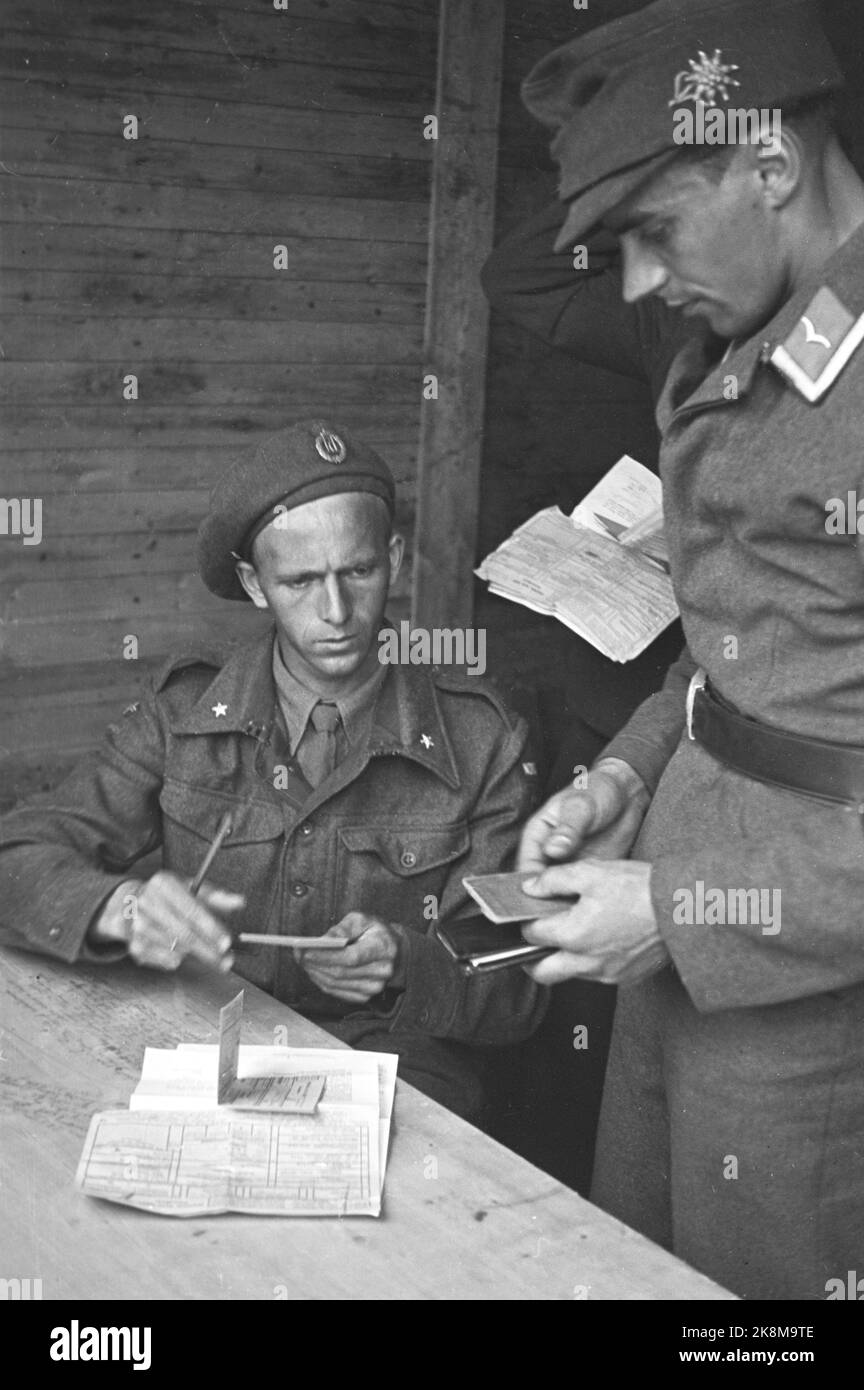 Papers and passports are checked before departure photo hi-res stock ...