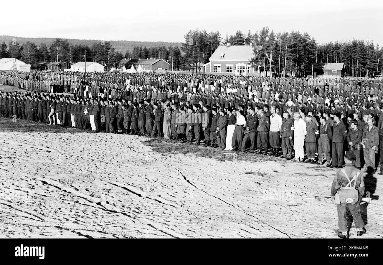 Elverum 19450705 The Peace Days 1945. English troop's raid in the ...