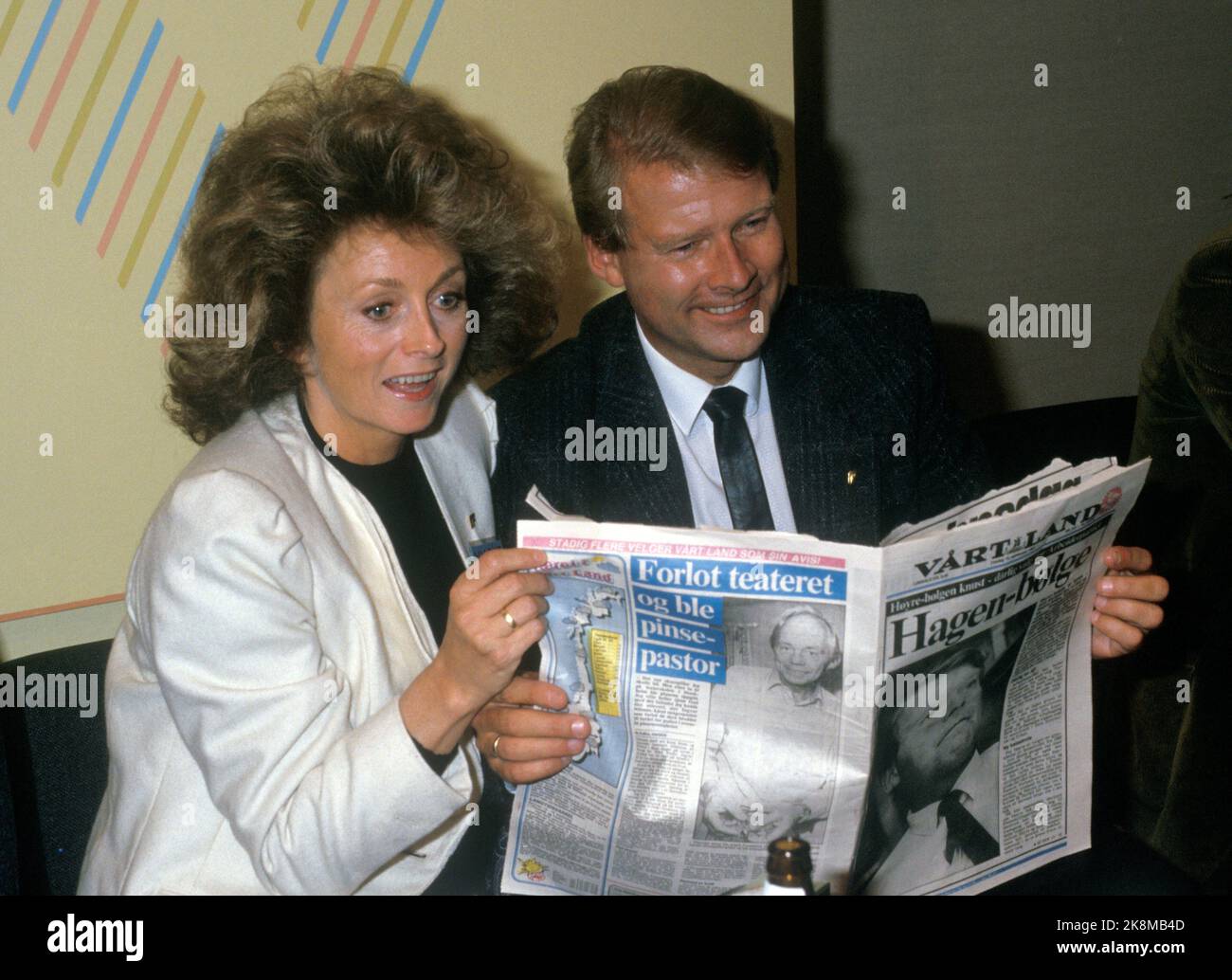 Oslo 19870914: Frp's progress The greatest during the municipal and ...