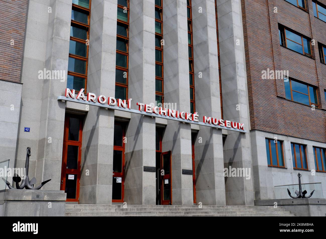Building of the National Technical Museum in Prague, Czech Republic ...