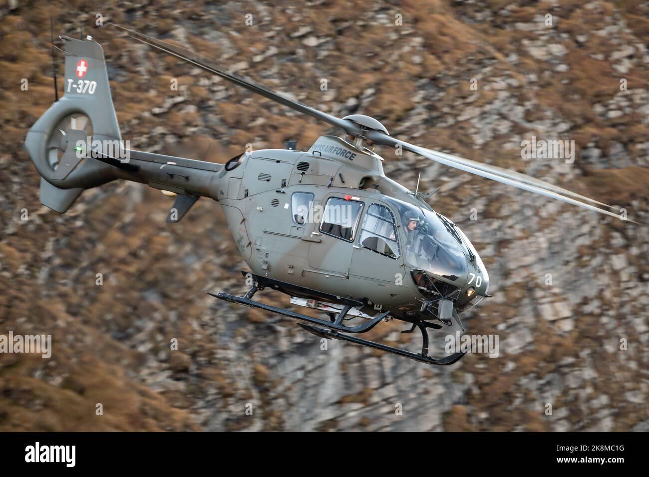 A Eurocopter EC635 (Airbus Helicopters H135M) military helicopter of ...