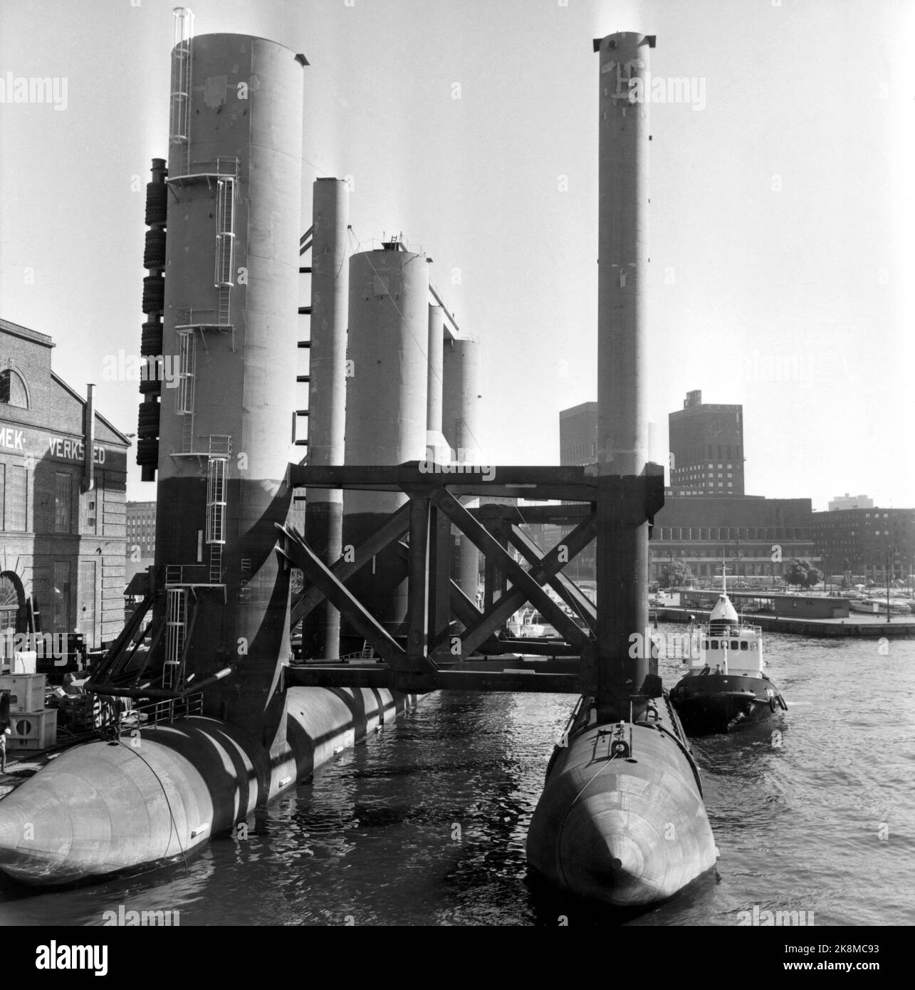 1969 here the platform at the port of oslo photo hi-res stock ...