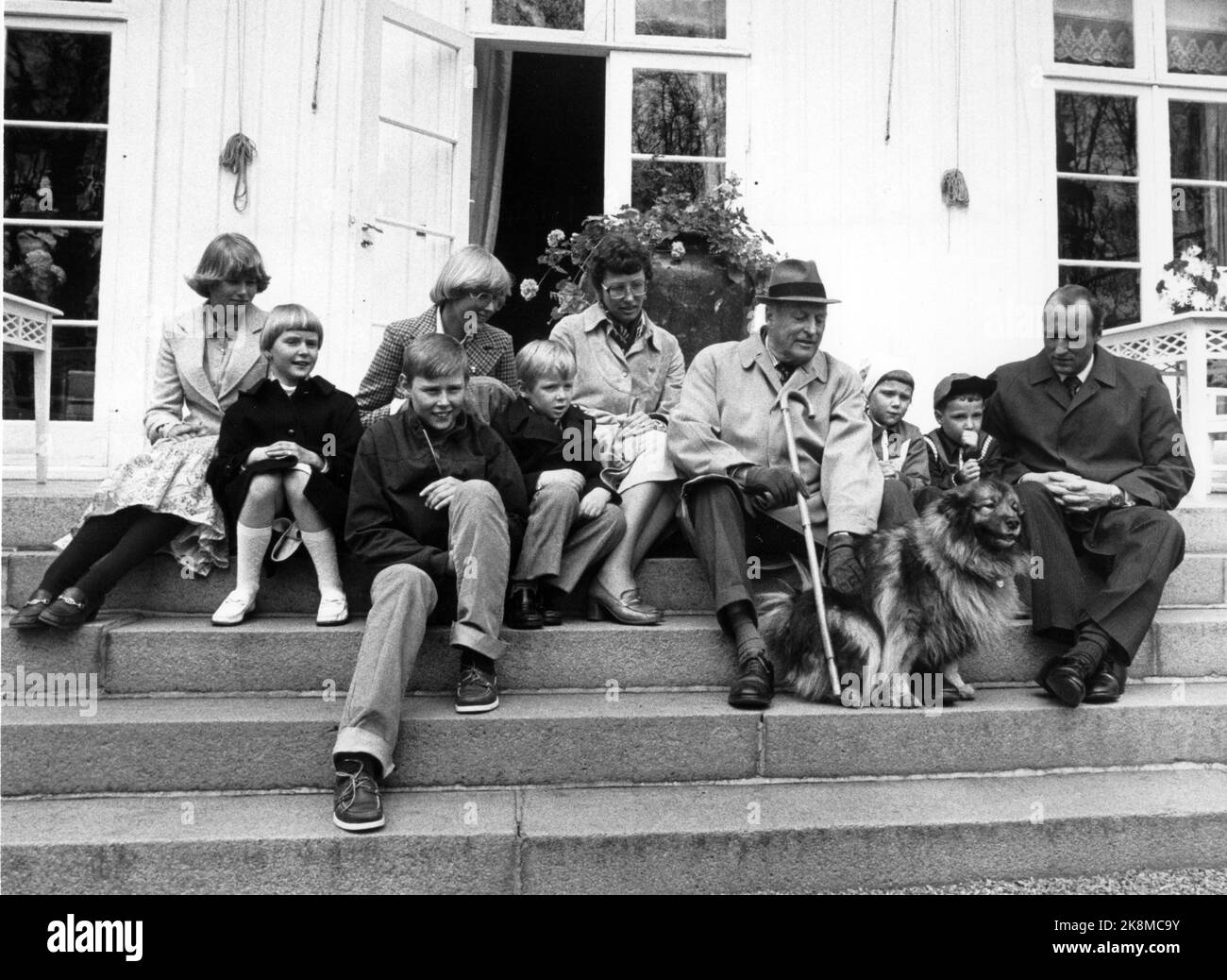 Princess astrid mrs ferner and ferner children benedikte hi-res stock ...