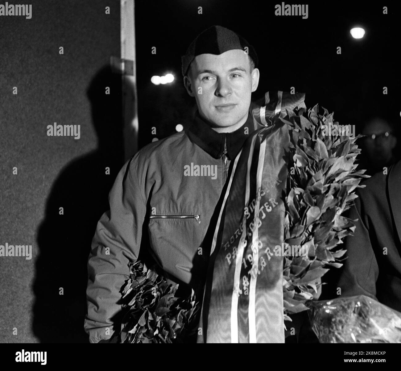 Hamar January 26, 1963. Norwegian skating championships. Here Knut ...