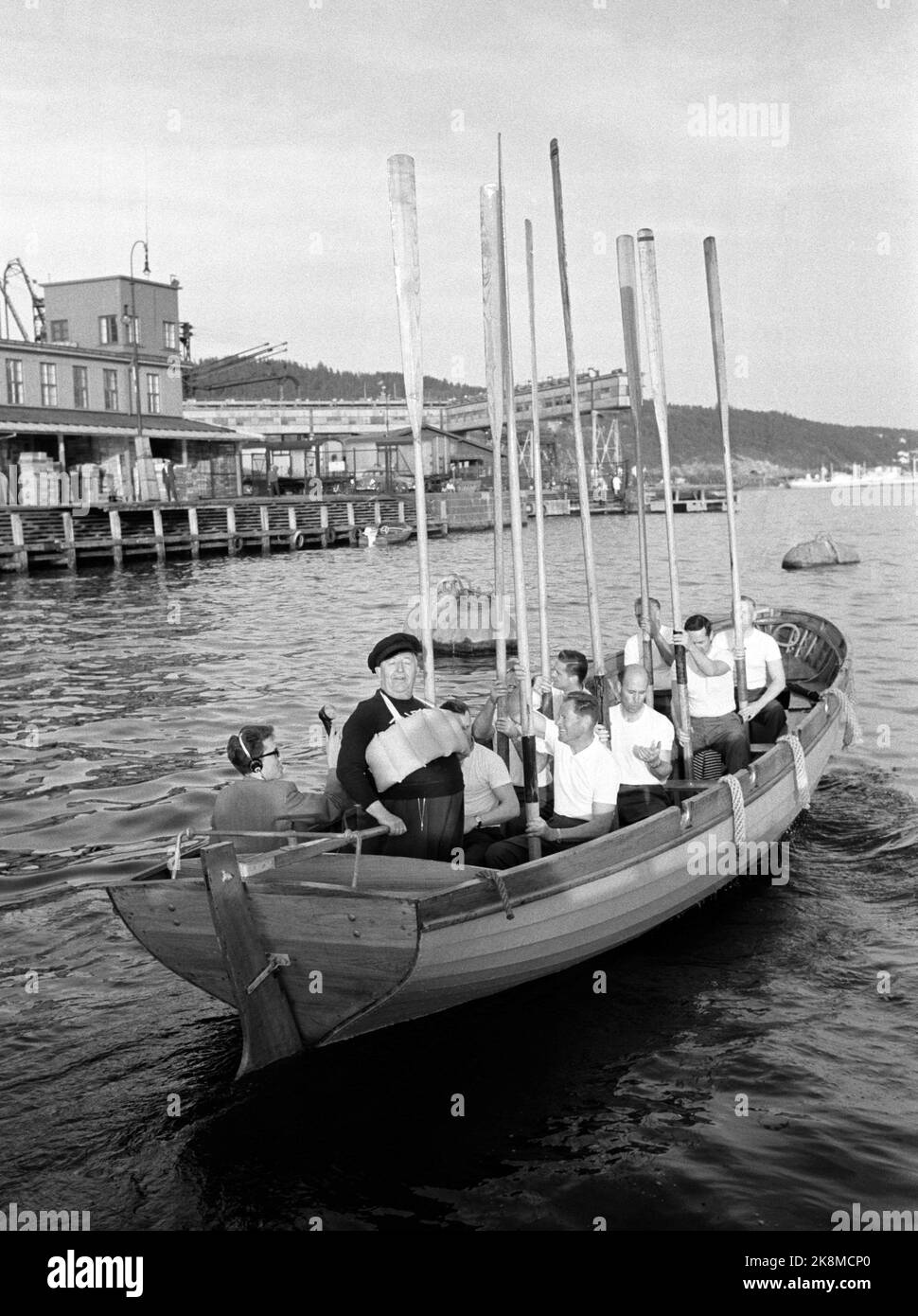 Oslo 1970. The rescue company organizes a convention at Akershuskaia ...