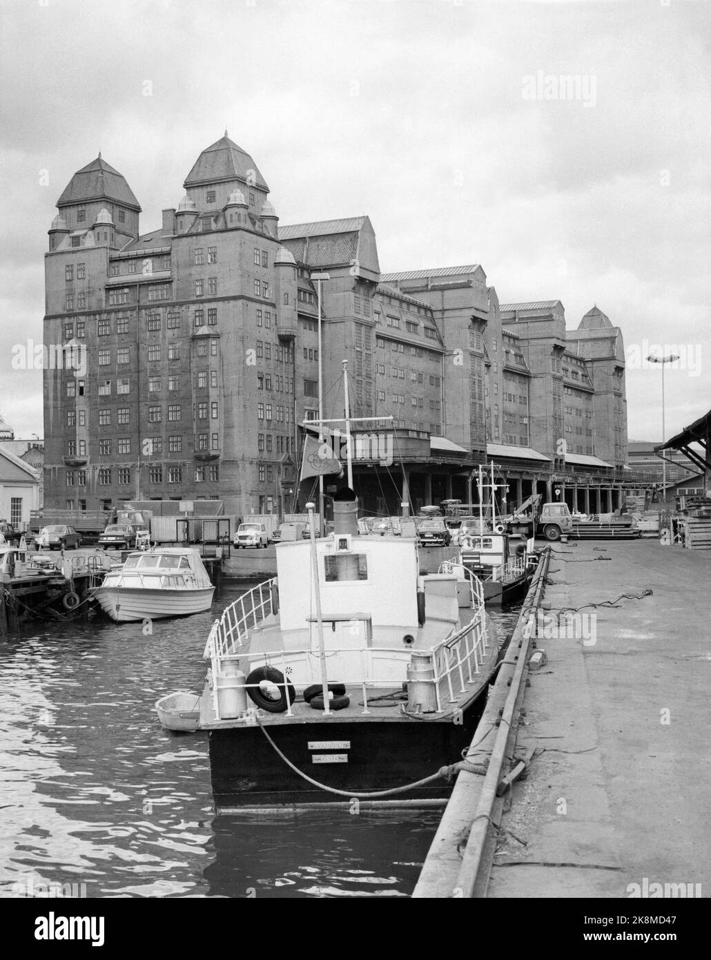 Oslo 197006. Oslo port warehouse photographed in June 1970. Photo: NTB ...