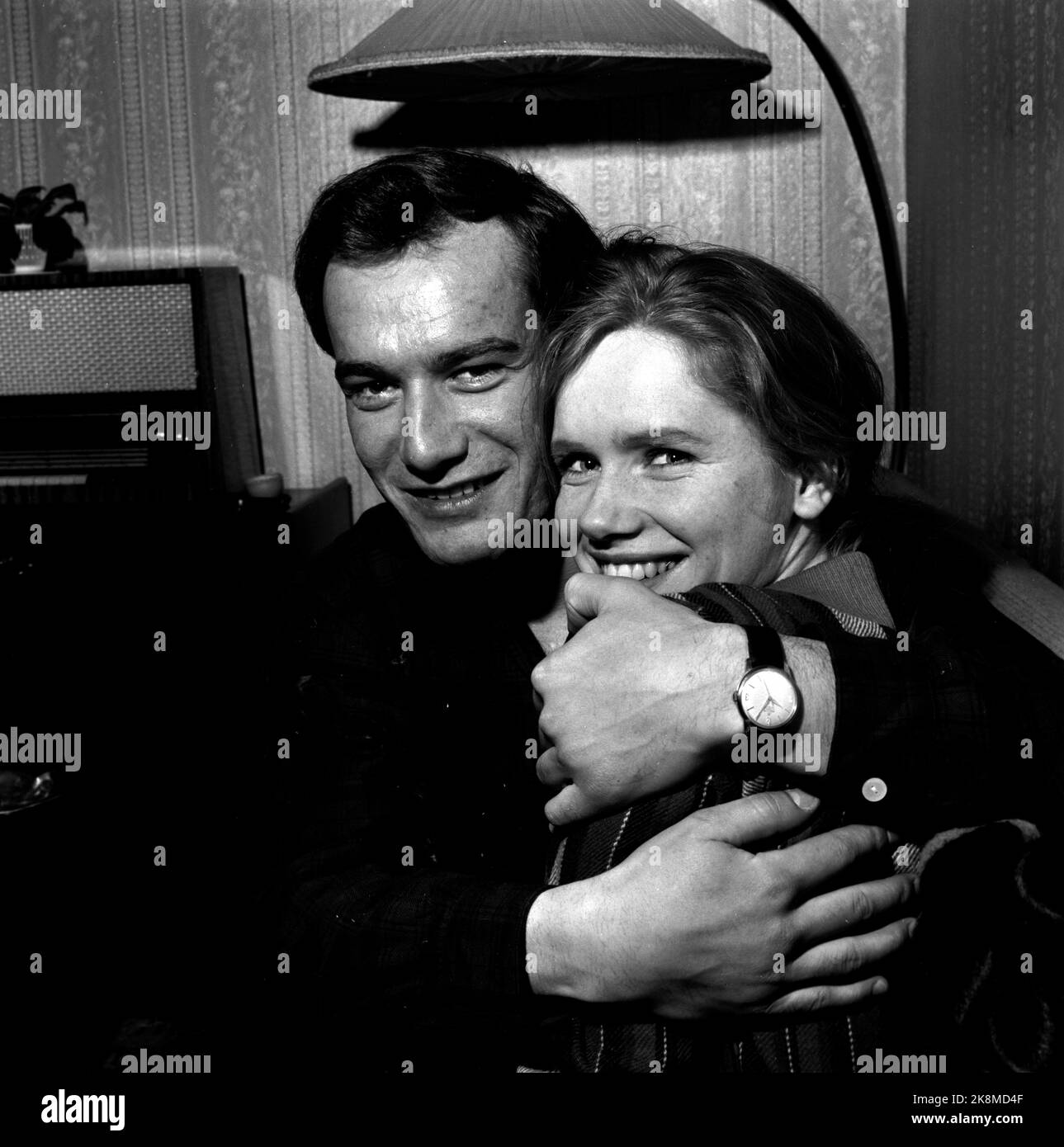 Oslo, 1961. From the recording of the movie "Tonny" under the auspices ...