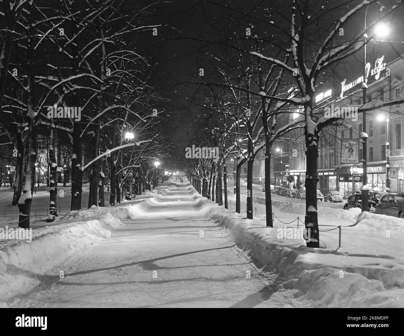 Downtown oslo snow hi-res stock photography and images - Alamy