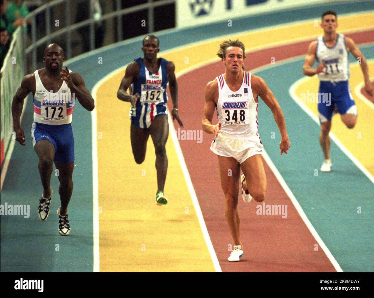 Barcelona 19950310: Geir Moen clearly won the semi-finals in indoor ...
