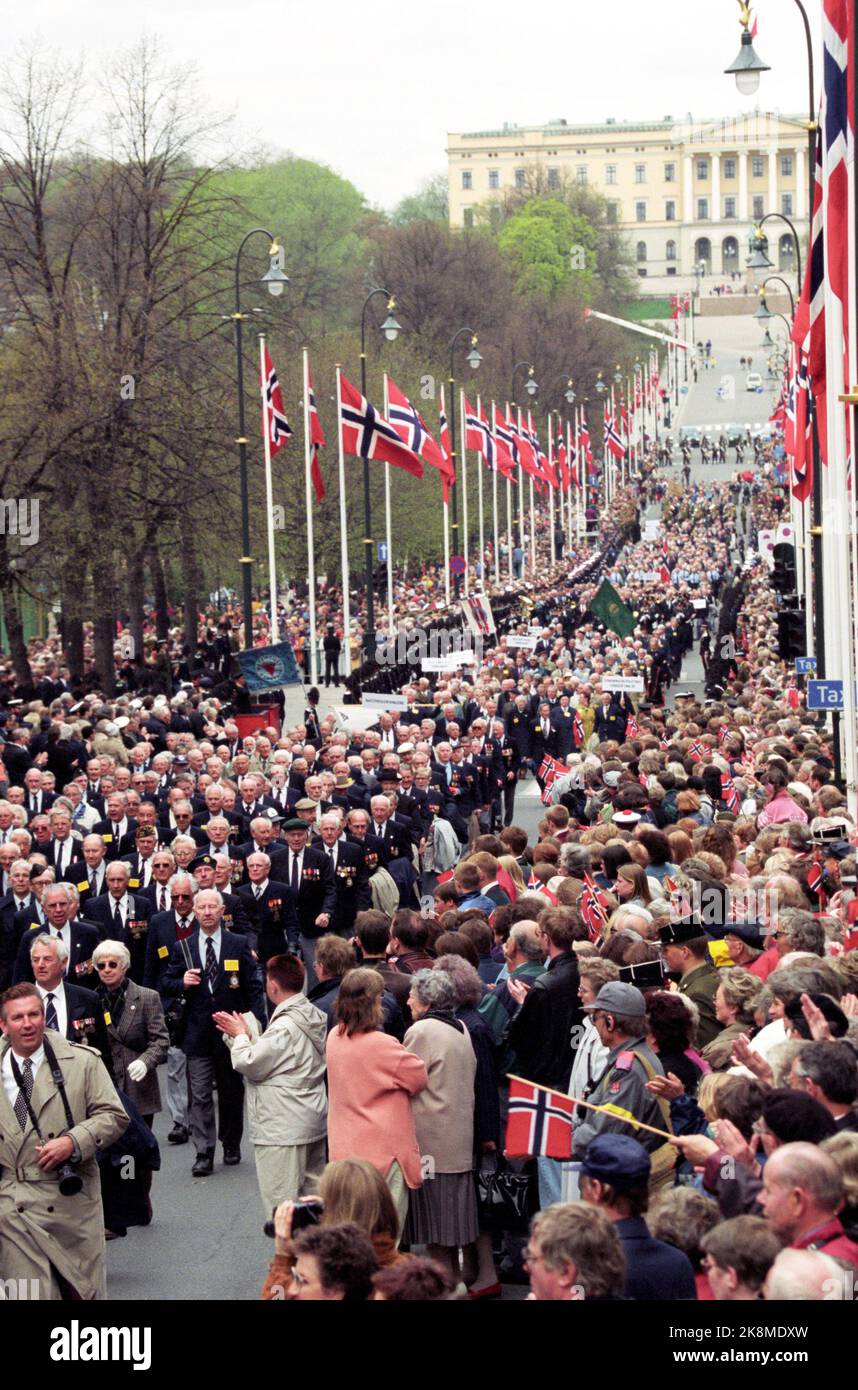 Oslo 199508. The liberation anniversary, - 50 years since the liberation after World War II May ...