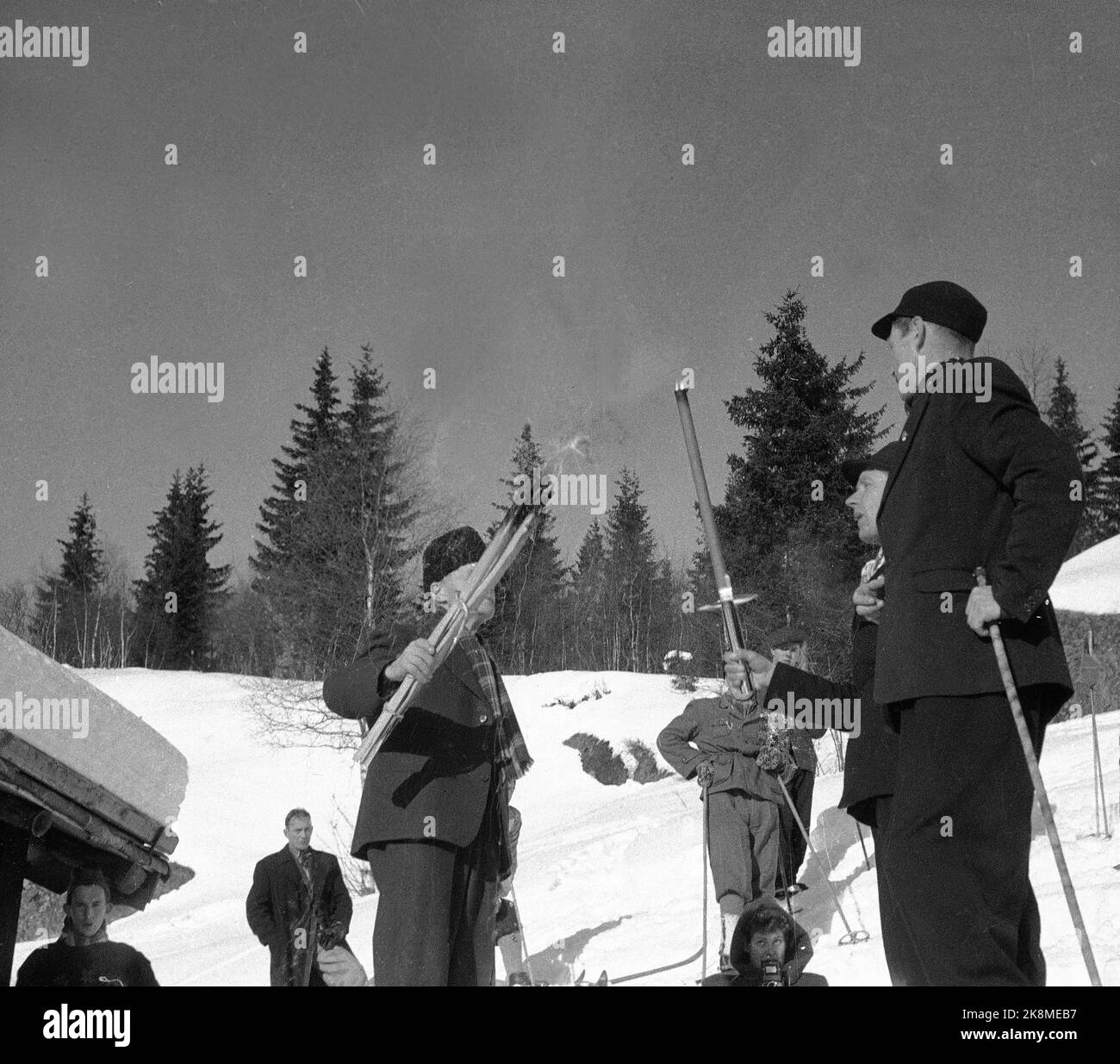 Morgedal 19520213 Olympic Winter Games in Oslo 1952. In the ski legend ...