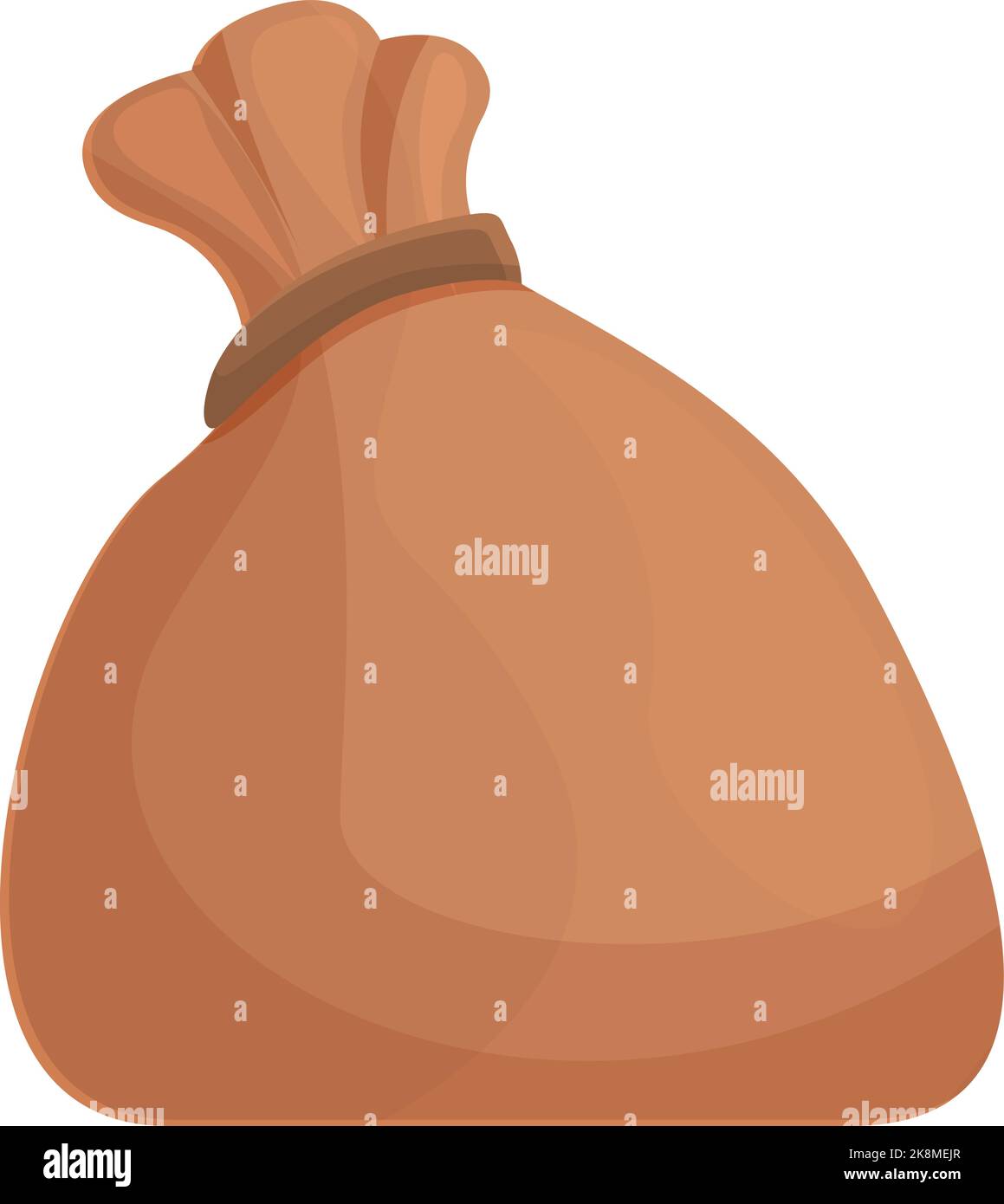 Gold sack icon cartoon vector. Golden stone. Ore nugget Stock Vector ...