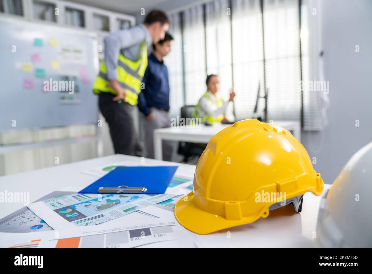 Woman office desk piles of paperwork hi-res stock photography and ...