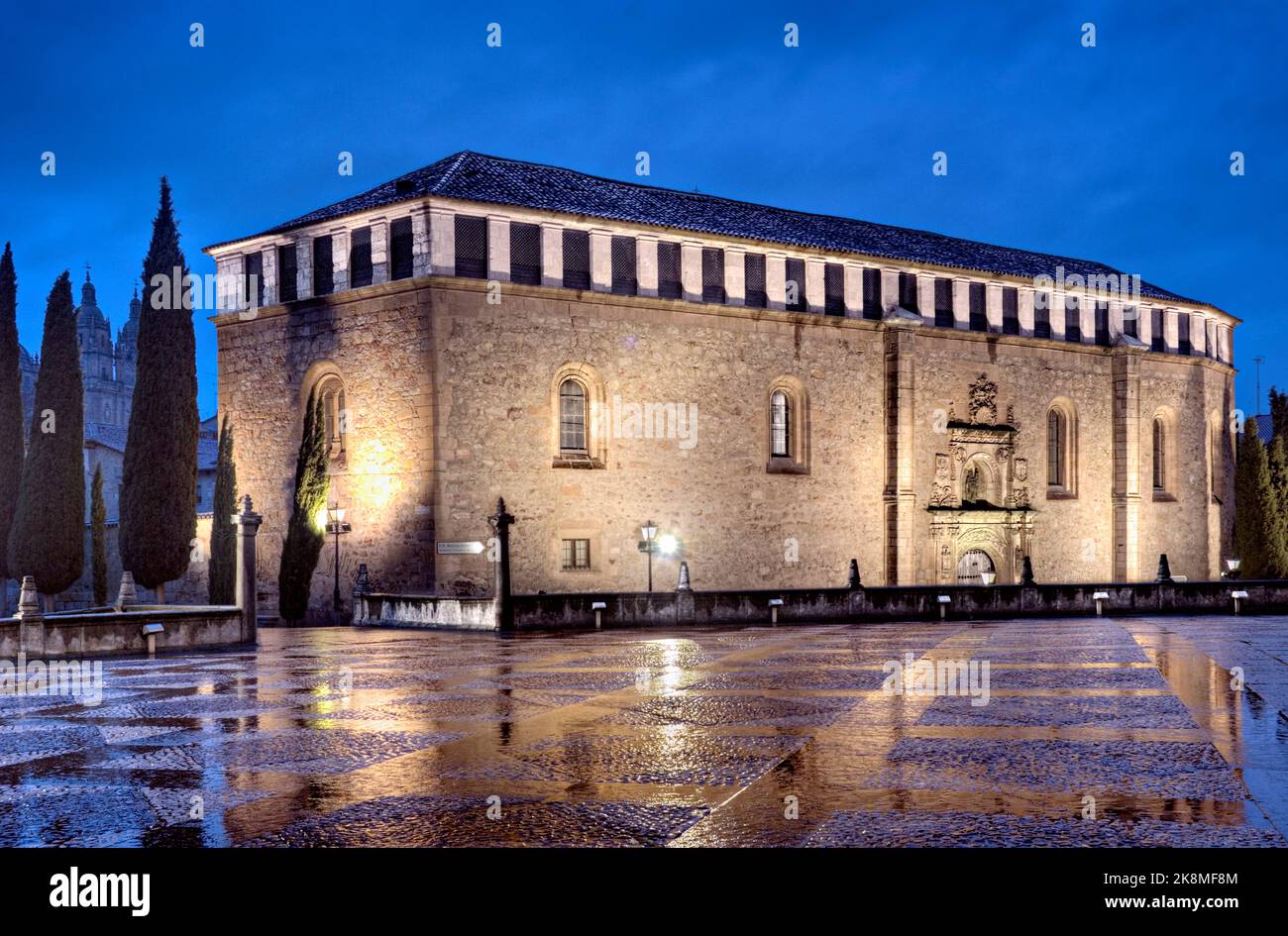 The Convento de las Madres Dominicas at dusk, Salamanca Stock Photo - Alamy
