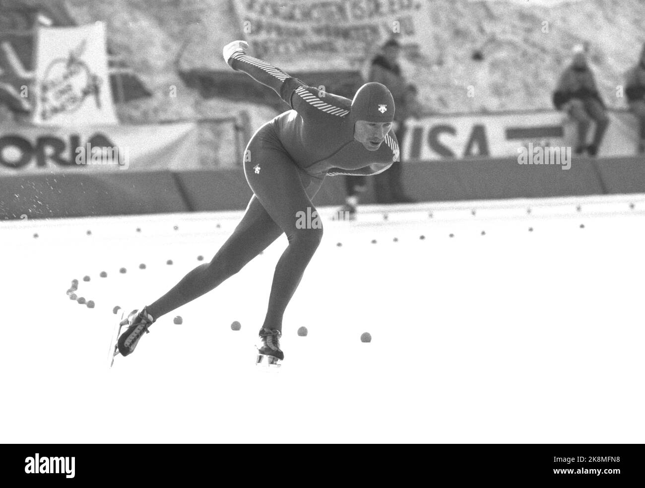 Oslo 19890212. Skating World Cup at Valle Hovin. Geir Karlstad in ...