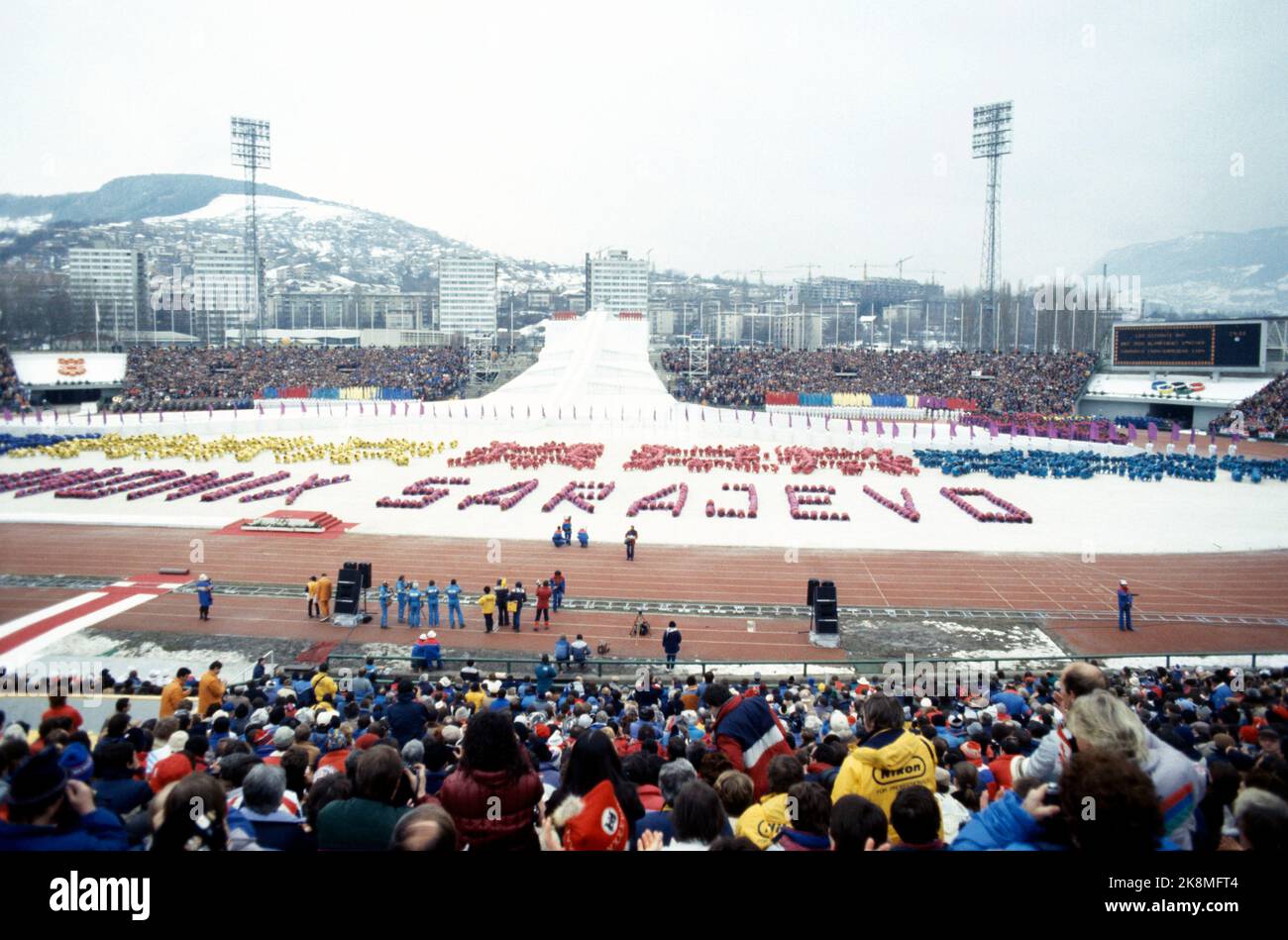 Sarajevo, Yugoslavia 1984-02. The Olympic Winter Games 1984. Image ...