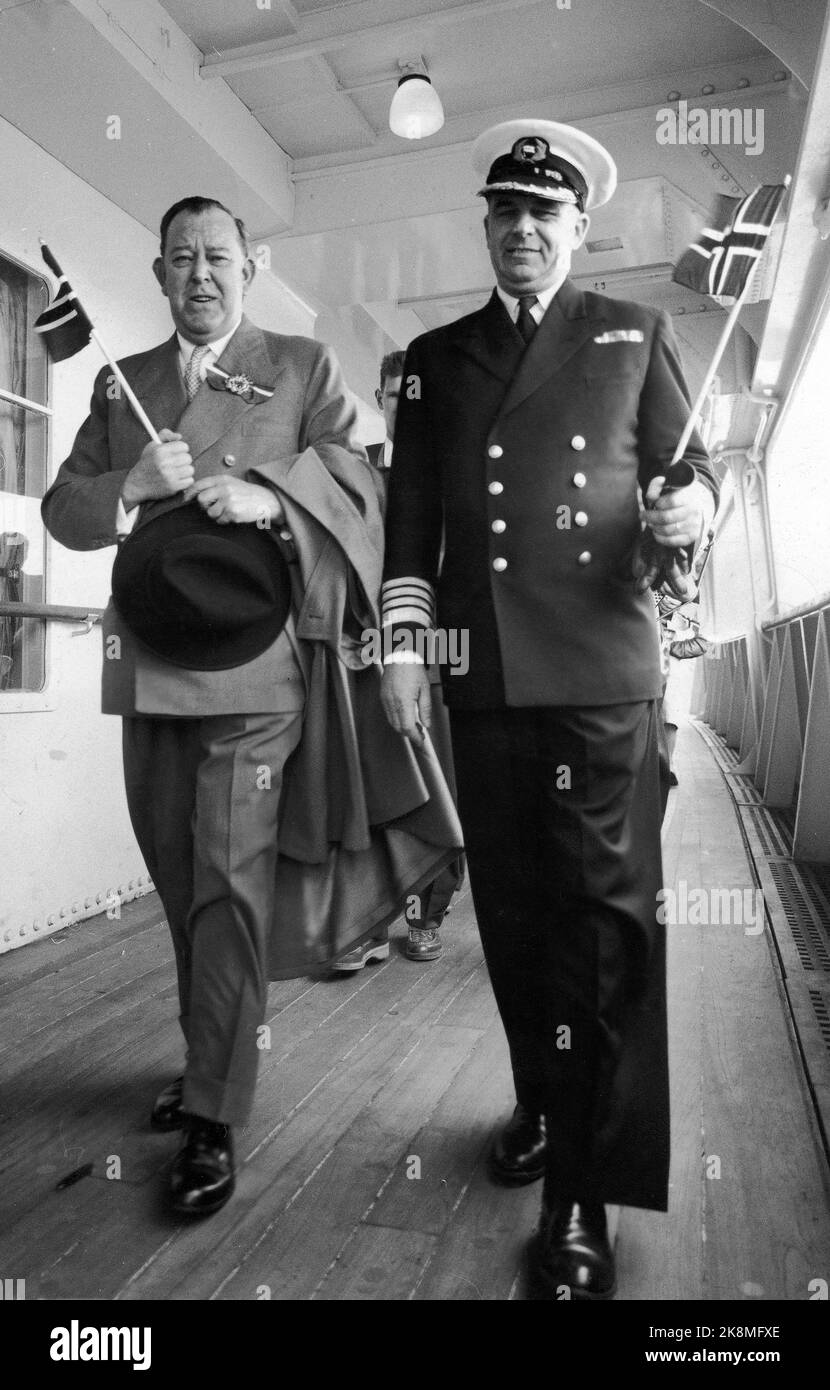 Oslo 19560517. The Norwegian American line's new flagship MS ...