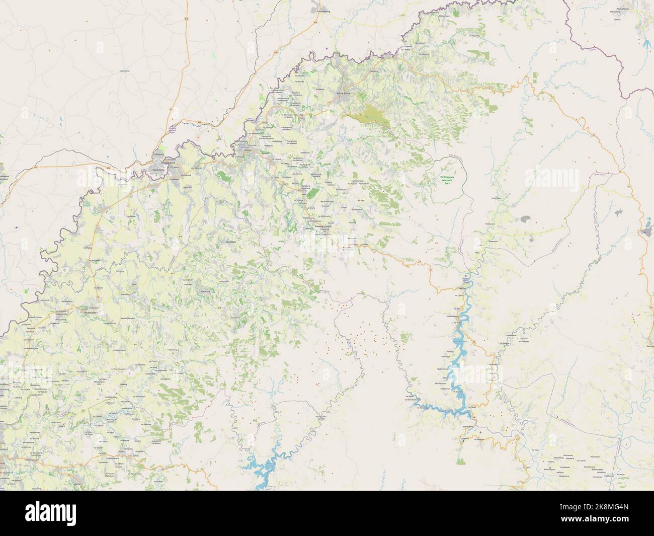 Leribe map hi-res stock photography and images - Alamy