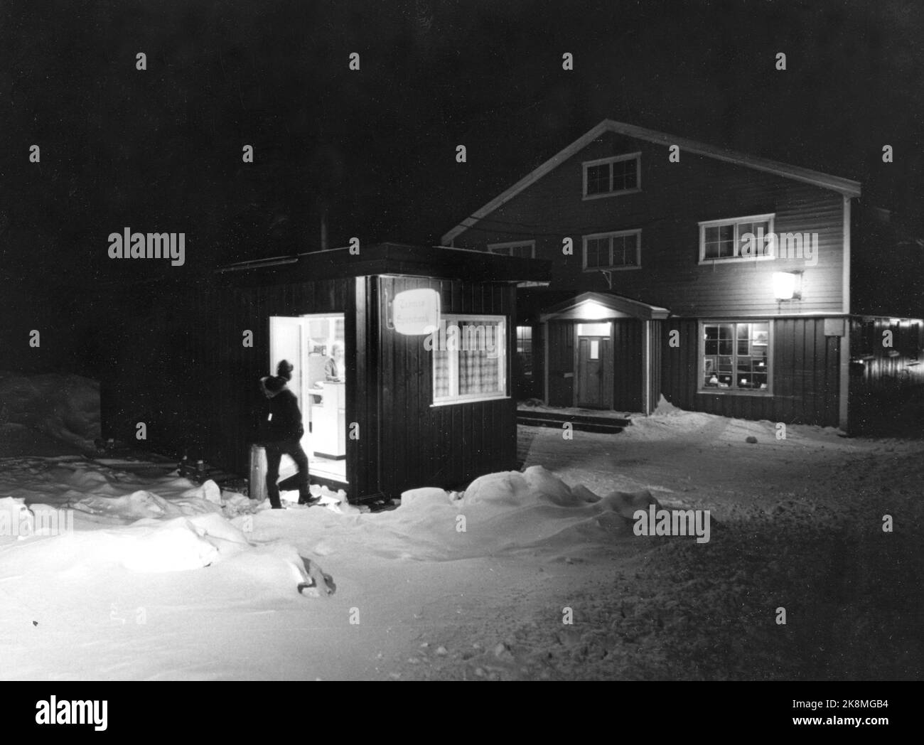 1969 Svalbard, Longyearbyen. Samson Vik is the parish priest for 900 ...