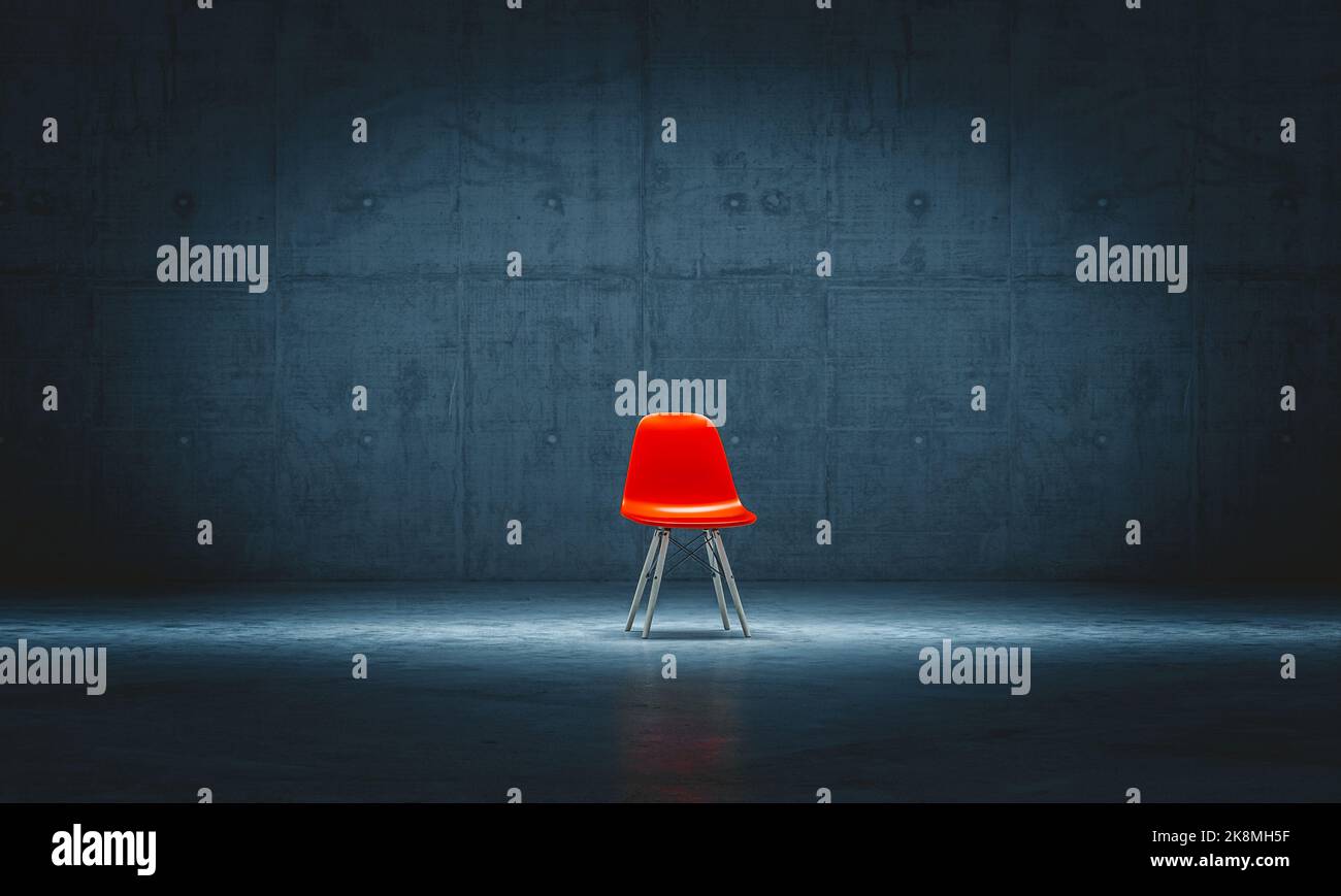 One chair empty room hi-res stock photography and images - Alamy
