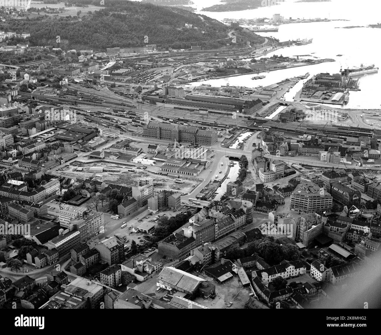 Oslo in the summer of 1962. A walk along the Akerselva from Os to Os ...