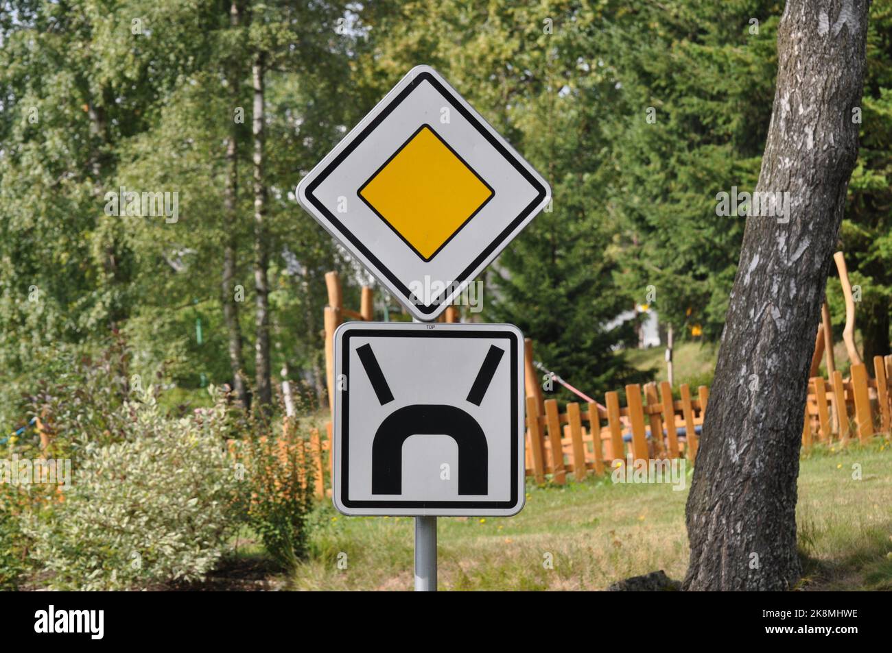 Traffic sign in the mountains, 2015. Czech Republic (CTK Photo ...