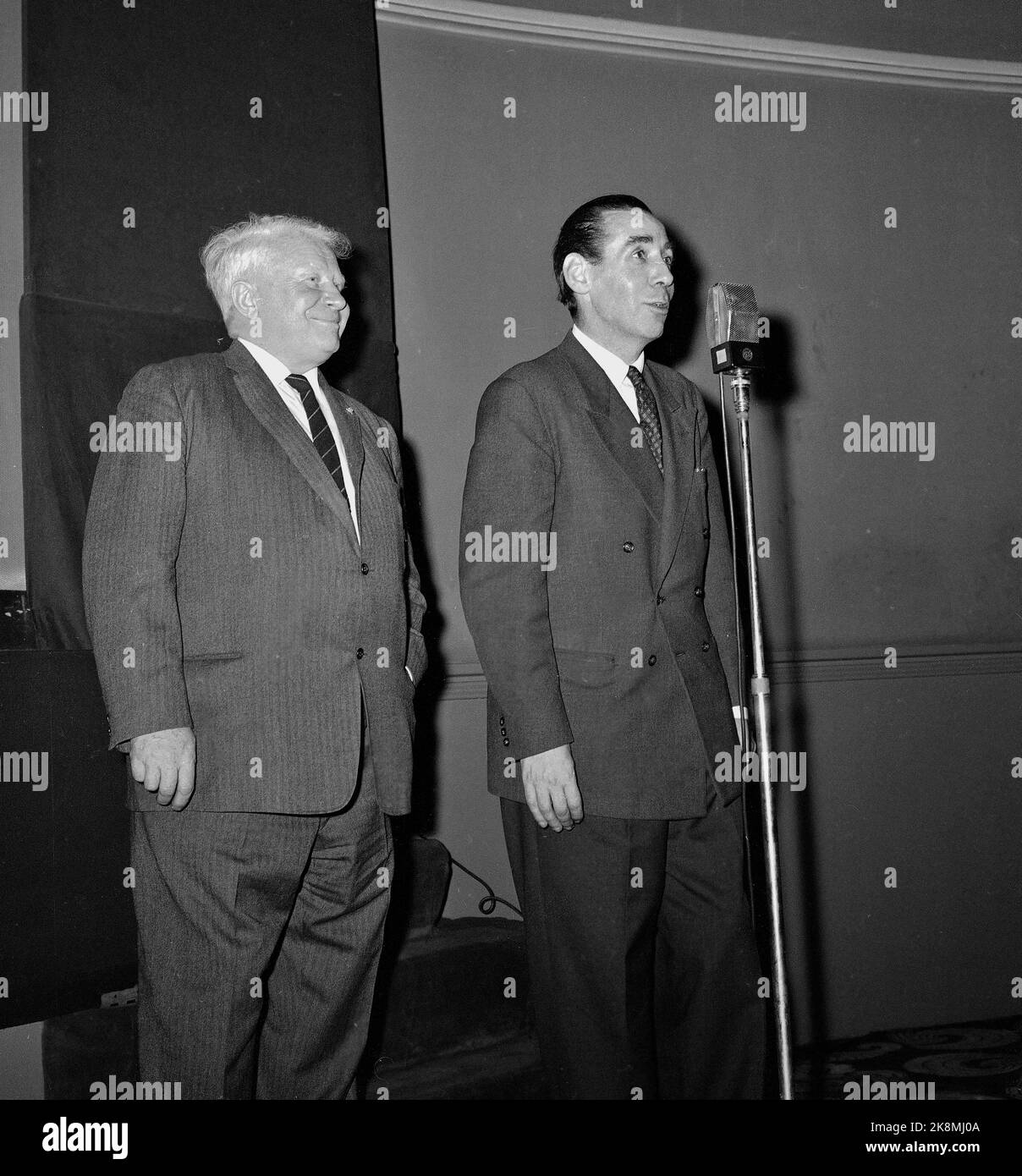 New York USA 19590121 American premiere of the movie "Nine Liv" - the ...