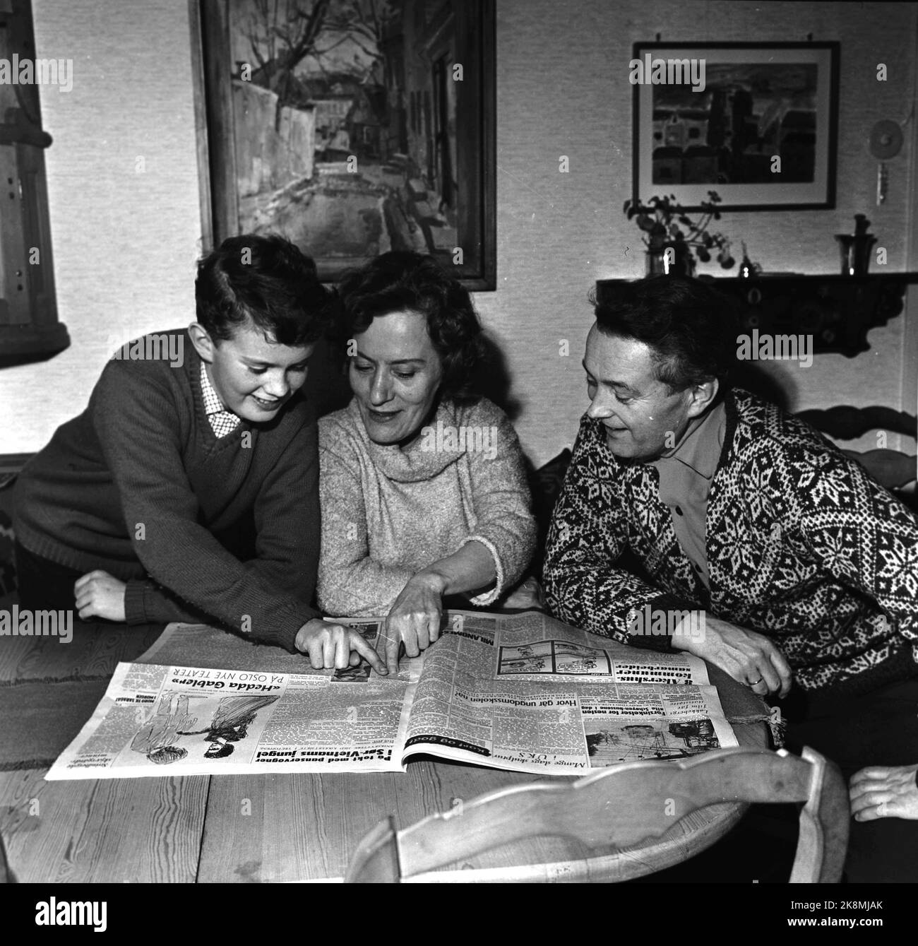 With her husband jan pande rolfsen photo hi-res stock photography and ...