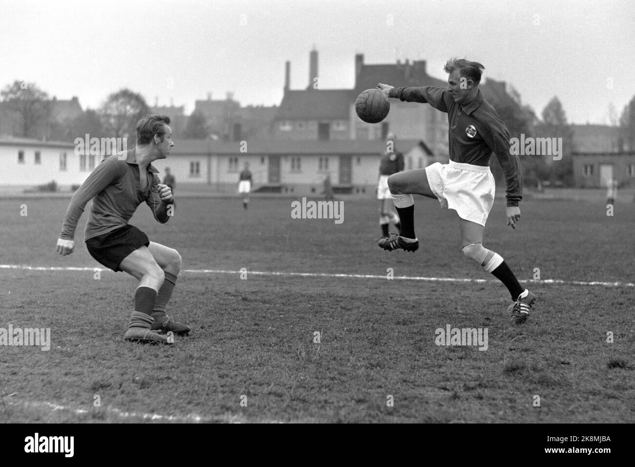 Hamburg, Germany 19621014 The Bronze Team, the Norwegian football team ...
