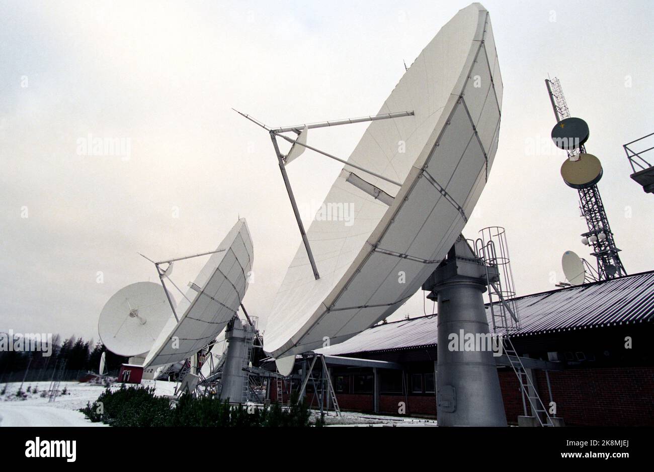Hakadal in nittedal municipality 19951205 nittedal land station in ...