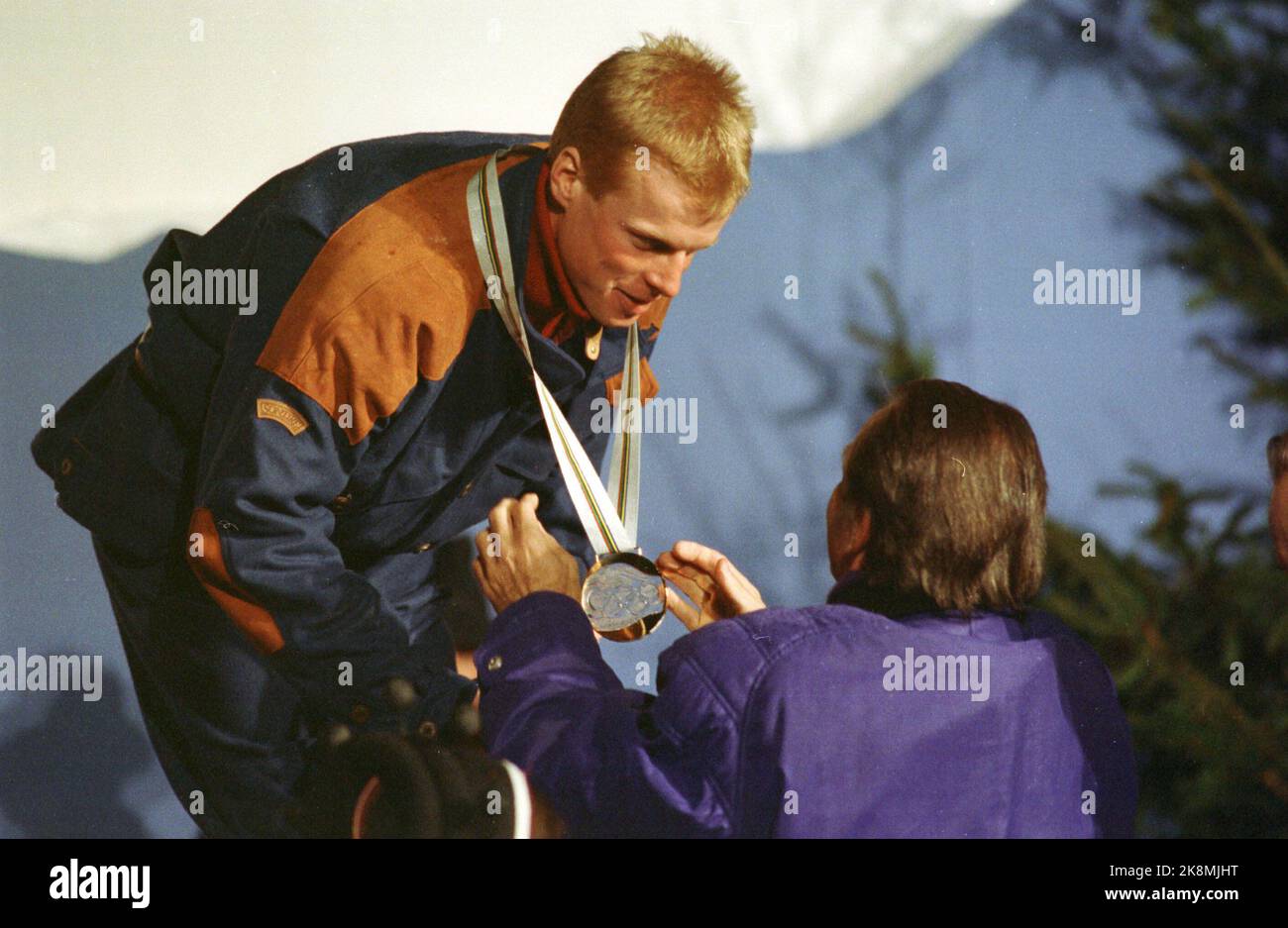 15 km hunting starts for men victory ceremony hi-res stock photography ...