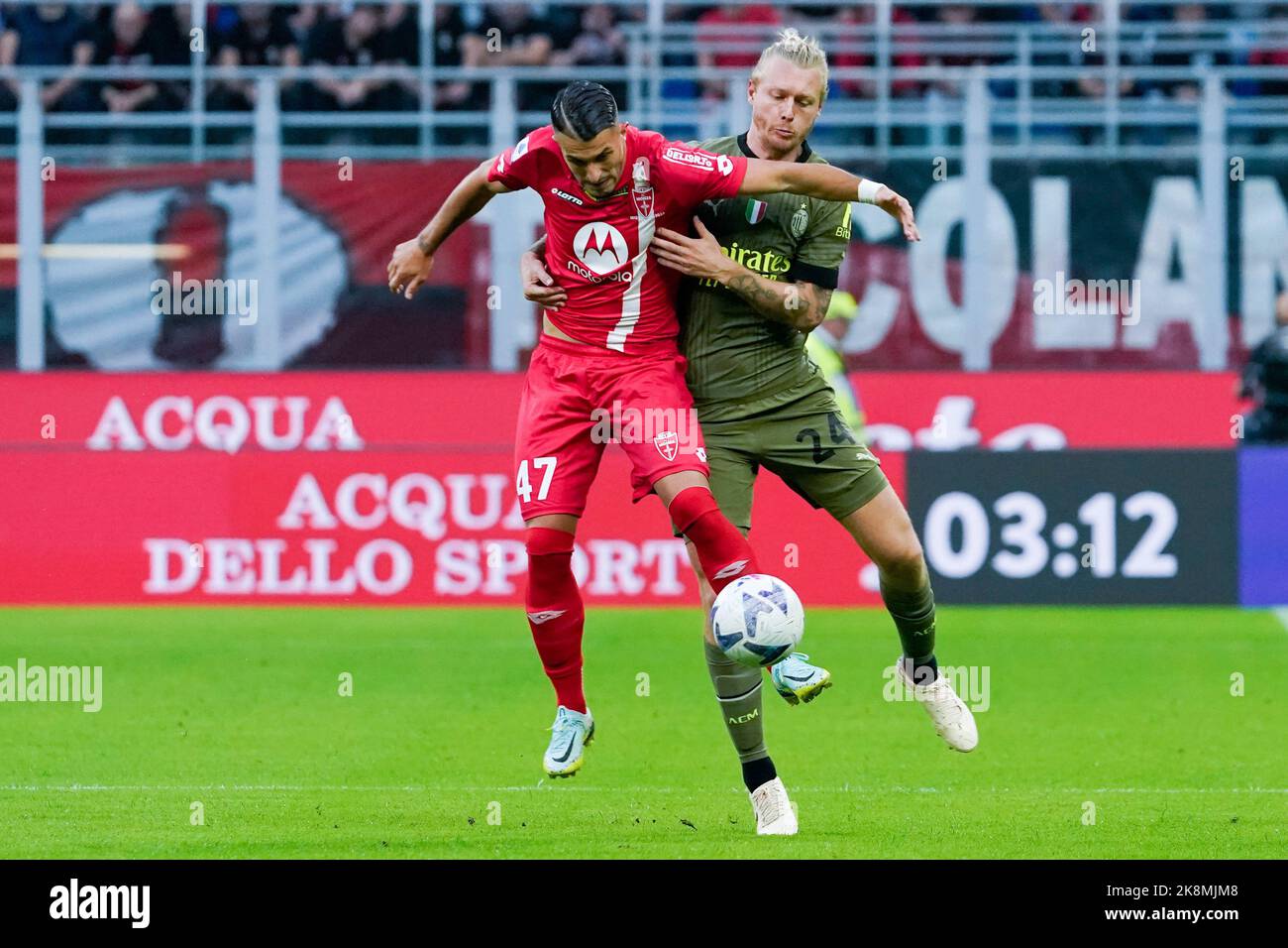 San Siro stadium, Milan, Italy, October 22, 2022, Dany Mota (AC Monza ...
