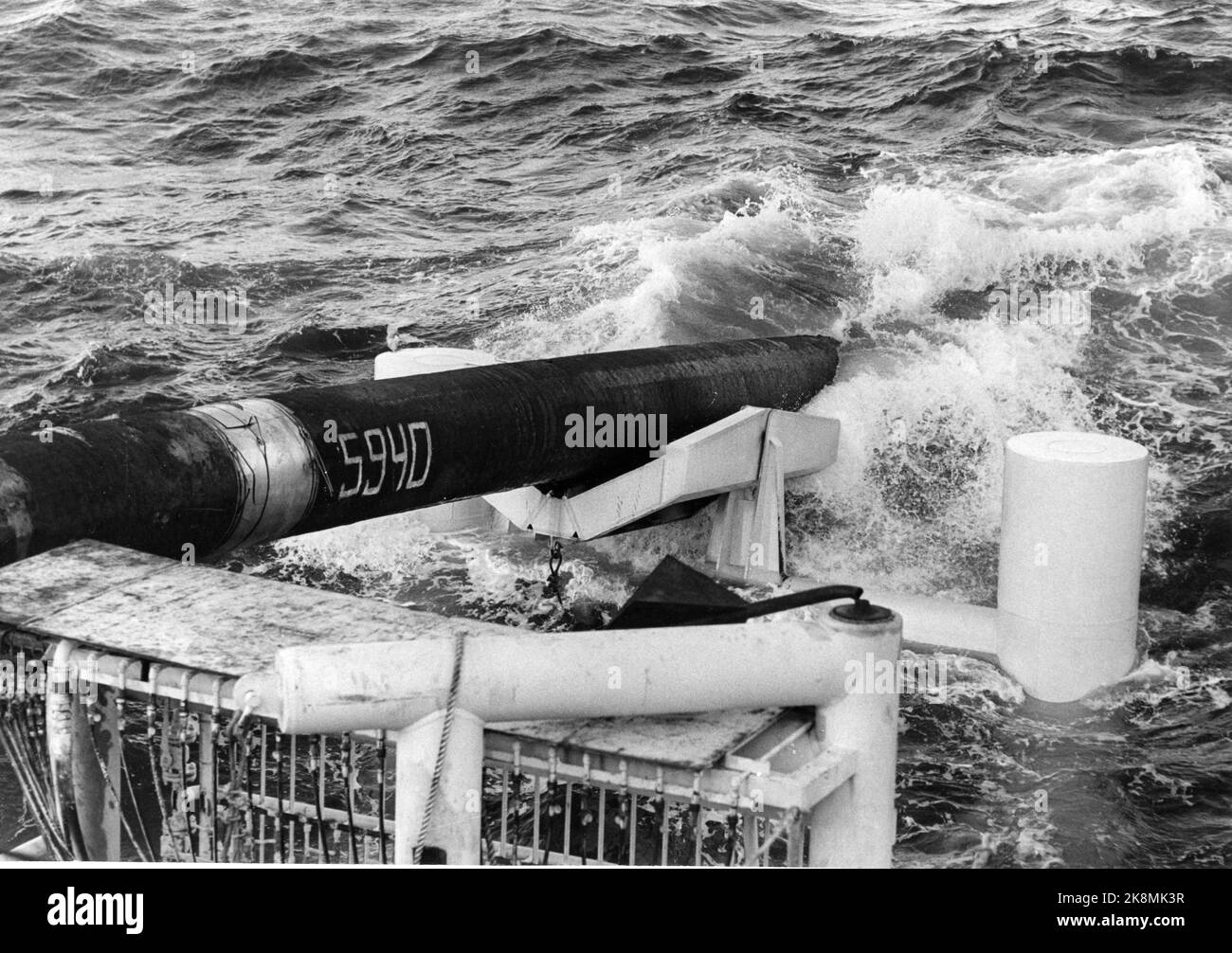 North Sea, 19740926: Laying the gas pipeline from Ekofisk to the Emden ...
