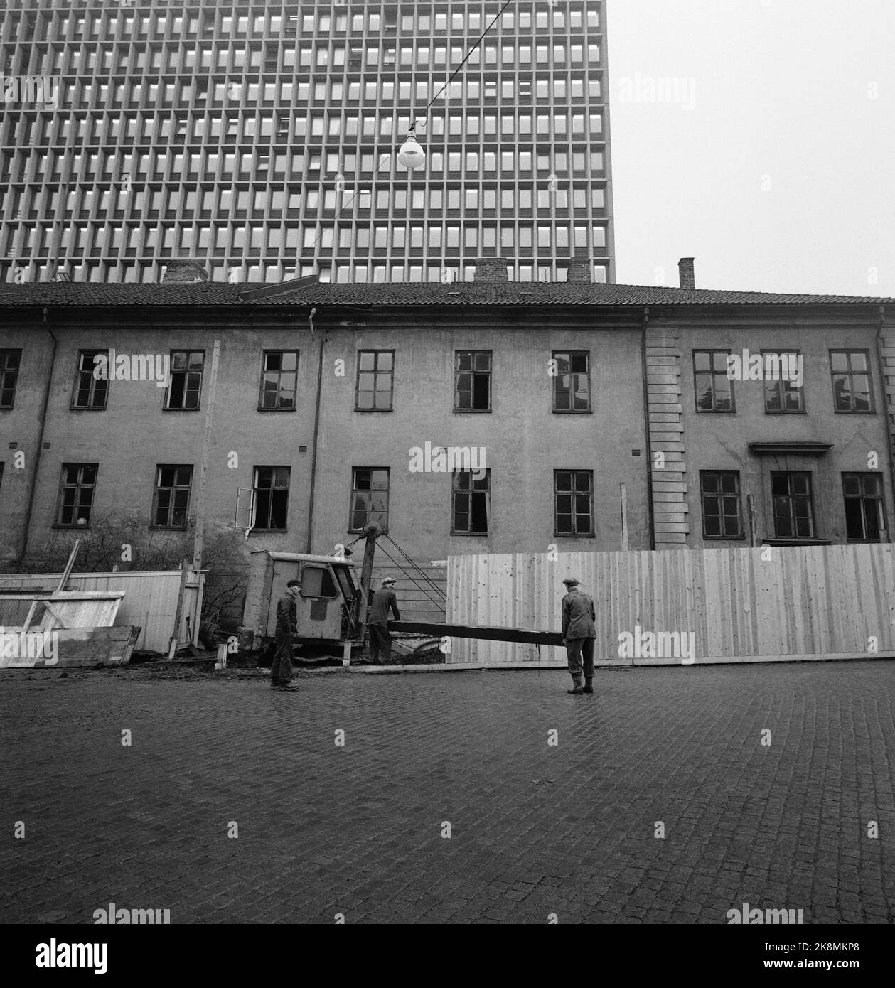 Oslo March 14, 1959. The old empiric quarter will be demolished, and up ...