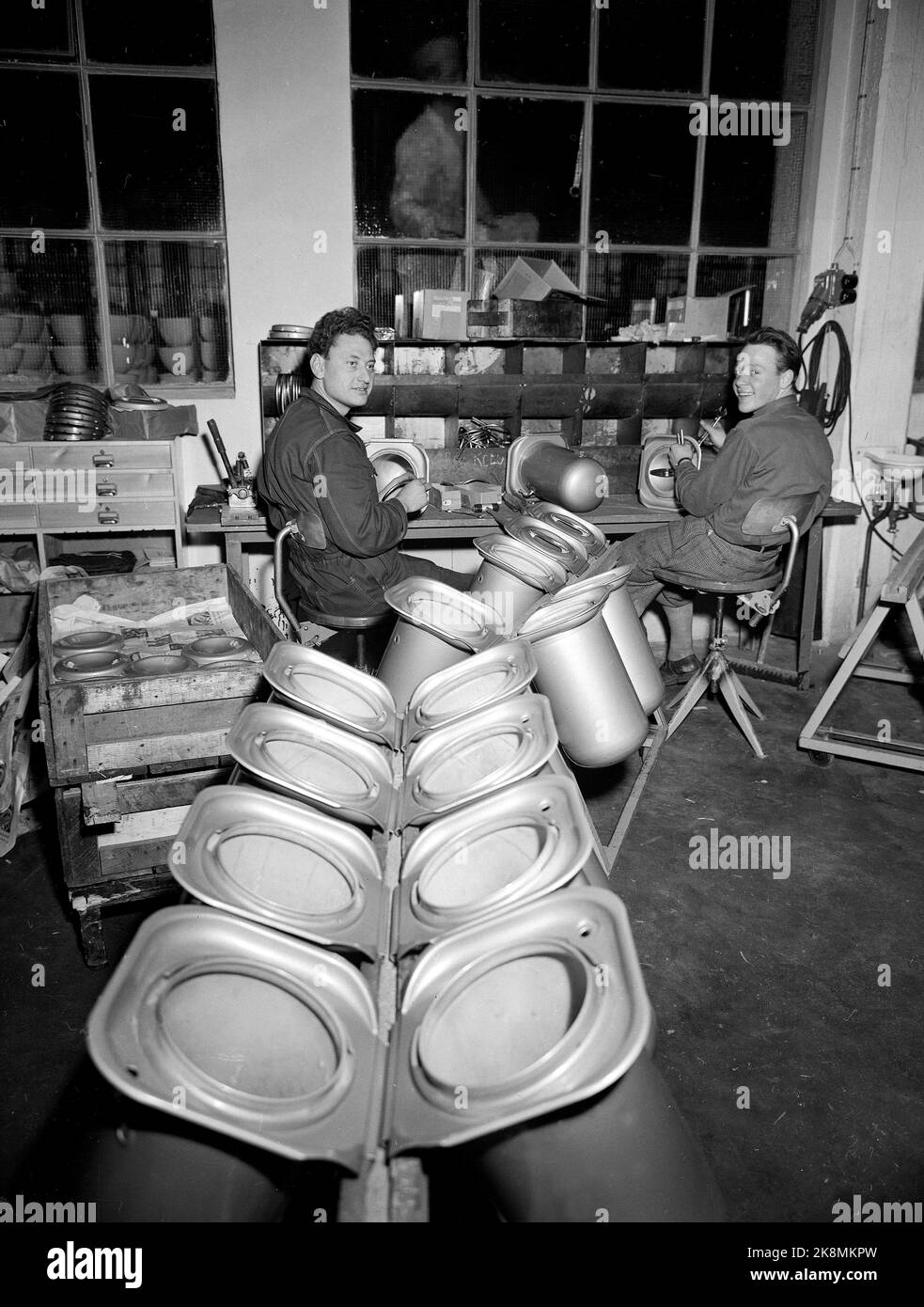 Oslo 19530314. The Emameter at Hasle was the first Norwegian factory ...