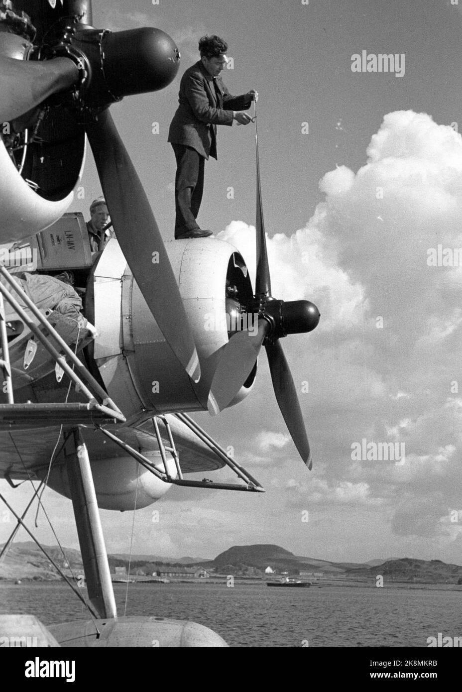 The Norwegian Coast May 1947: The Norwegian Aviation Company's "Flying ...